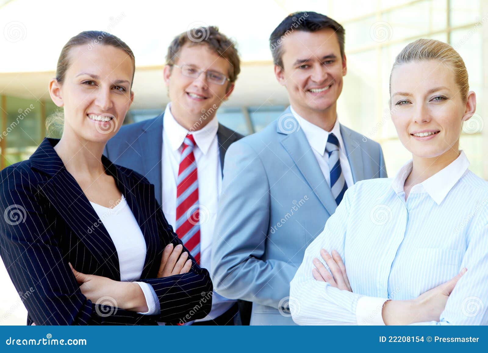 Competitive partners stock photo. Image of attractive - 22208154