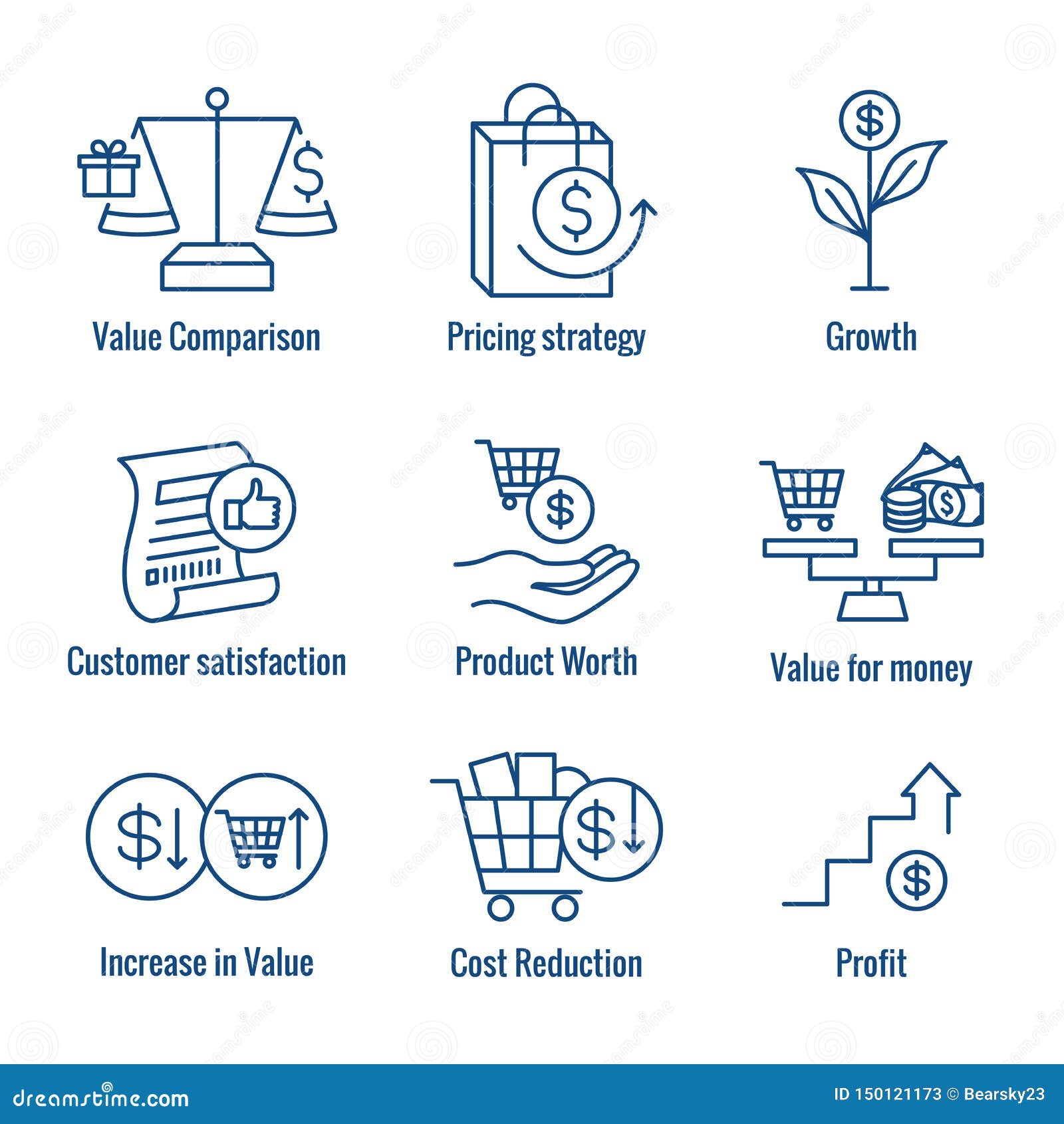Competitive Pricing Icon Showing An Aspect Of Pricing, Growth ...