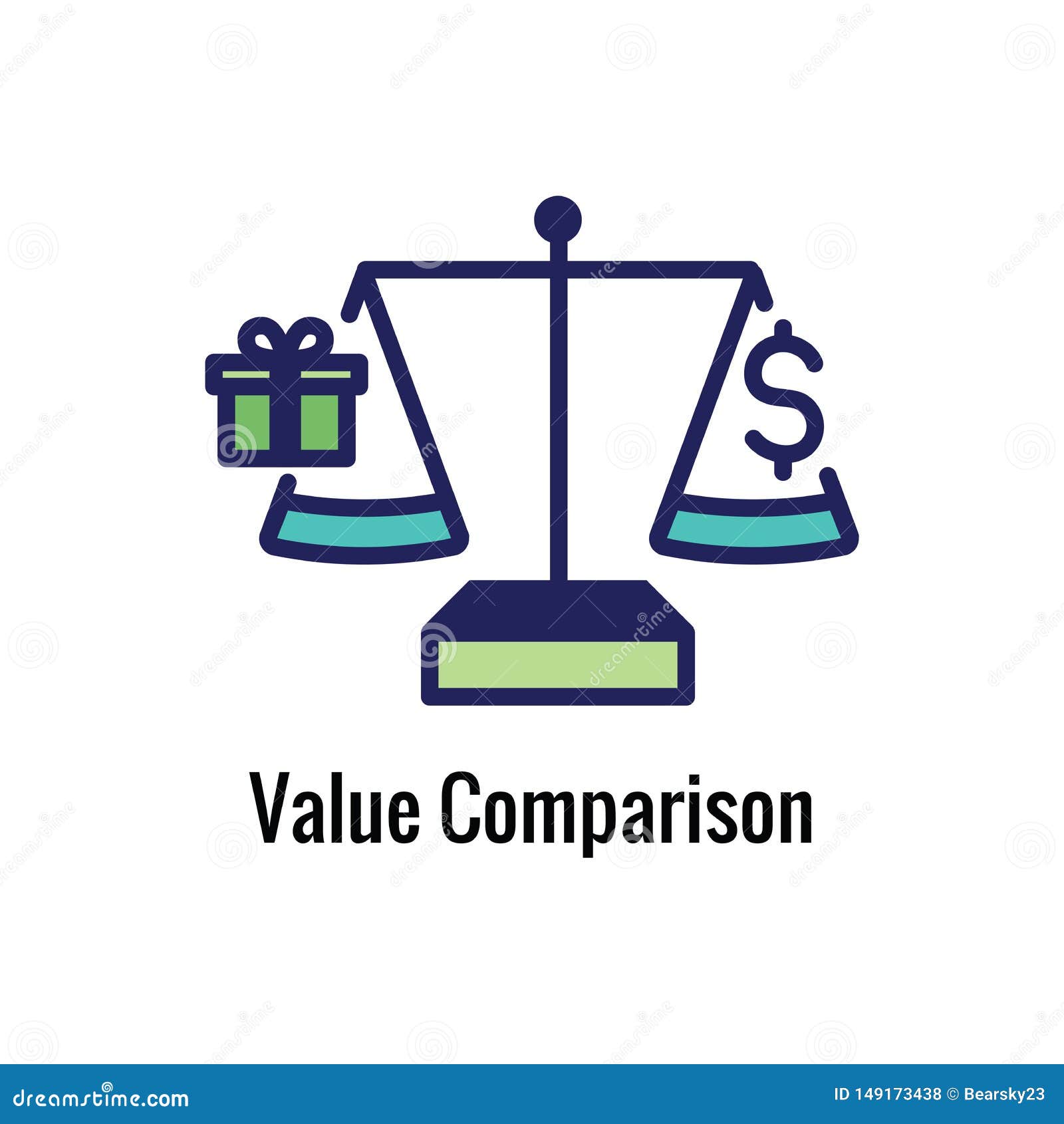 Competitive Pricing Icon Showing an Aspect of Pricing, Growth ...