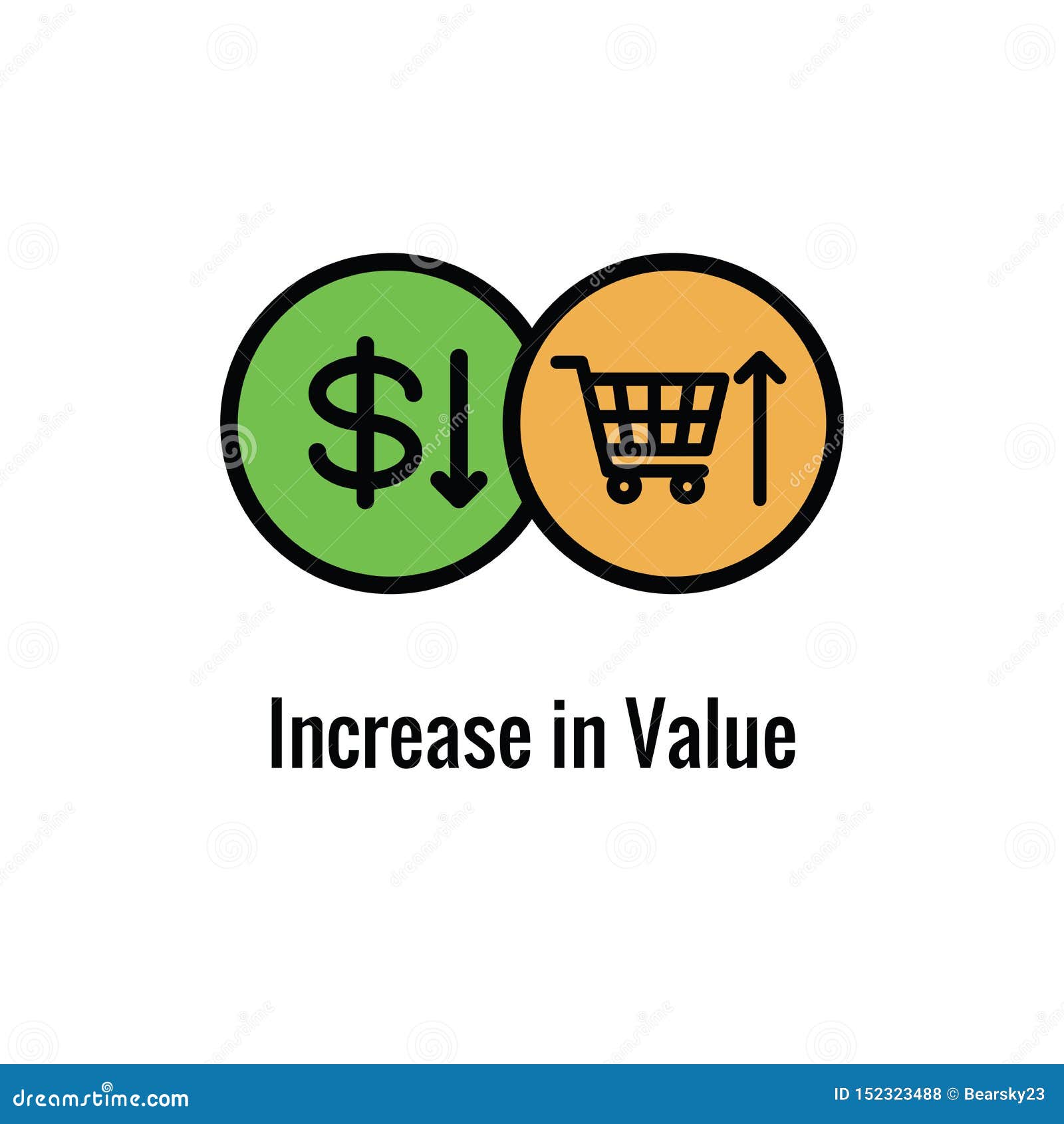 Competitive Pricing Icon Showing an Aspect of Pricing, Growth ...