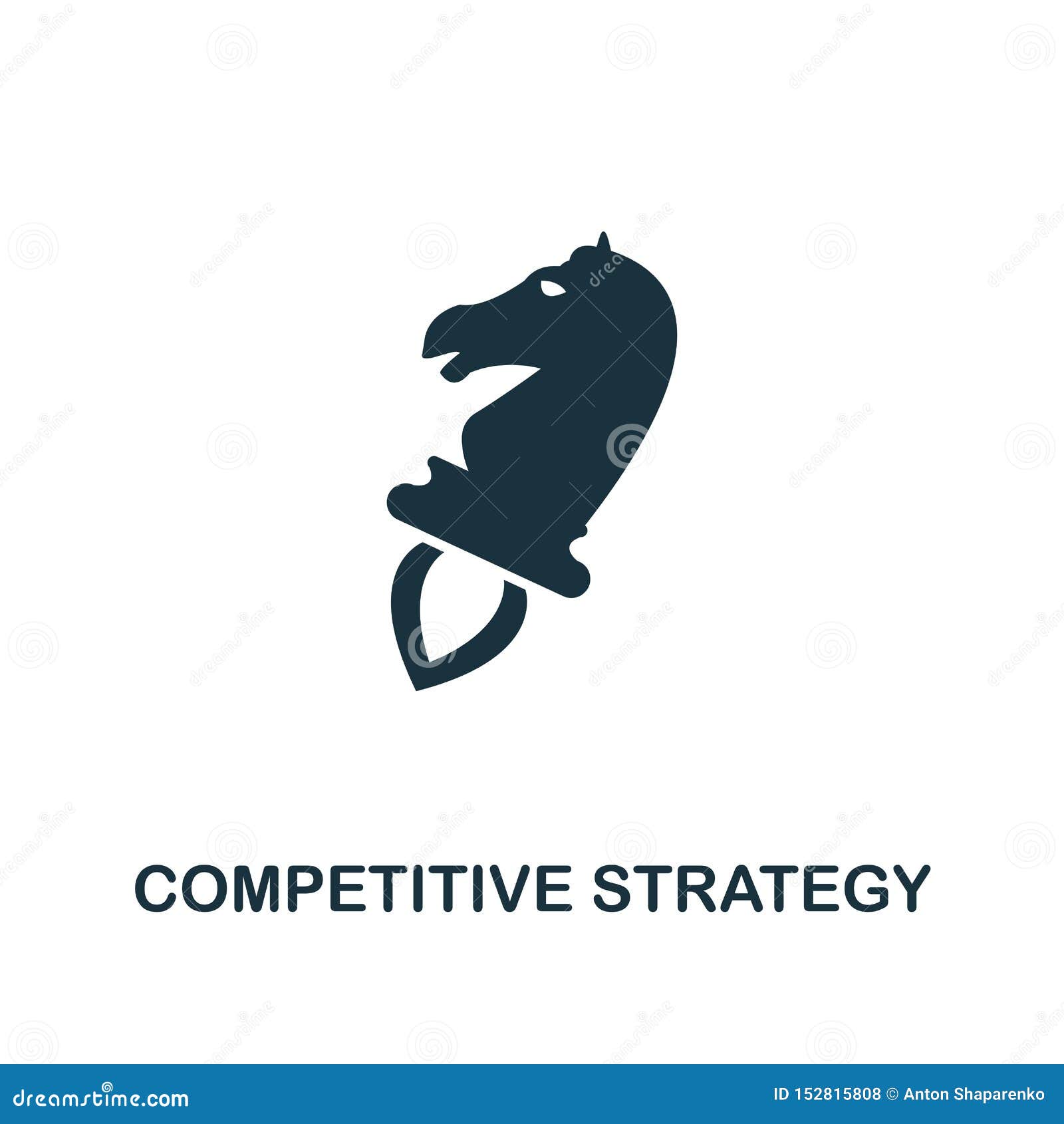 Competitive Strategy Icon. Creative Element Design from Business ...