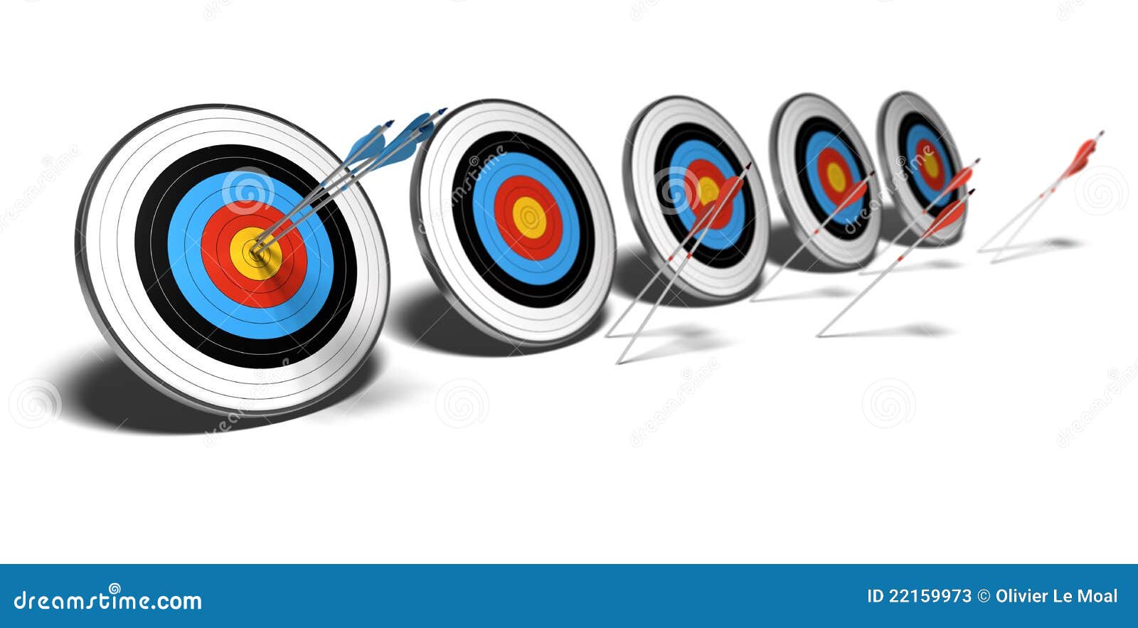 Competitiveness, Business Goals Stock Illustration - Illustration of ...