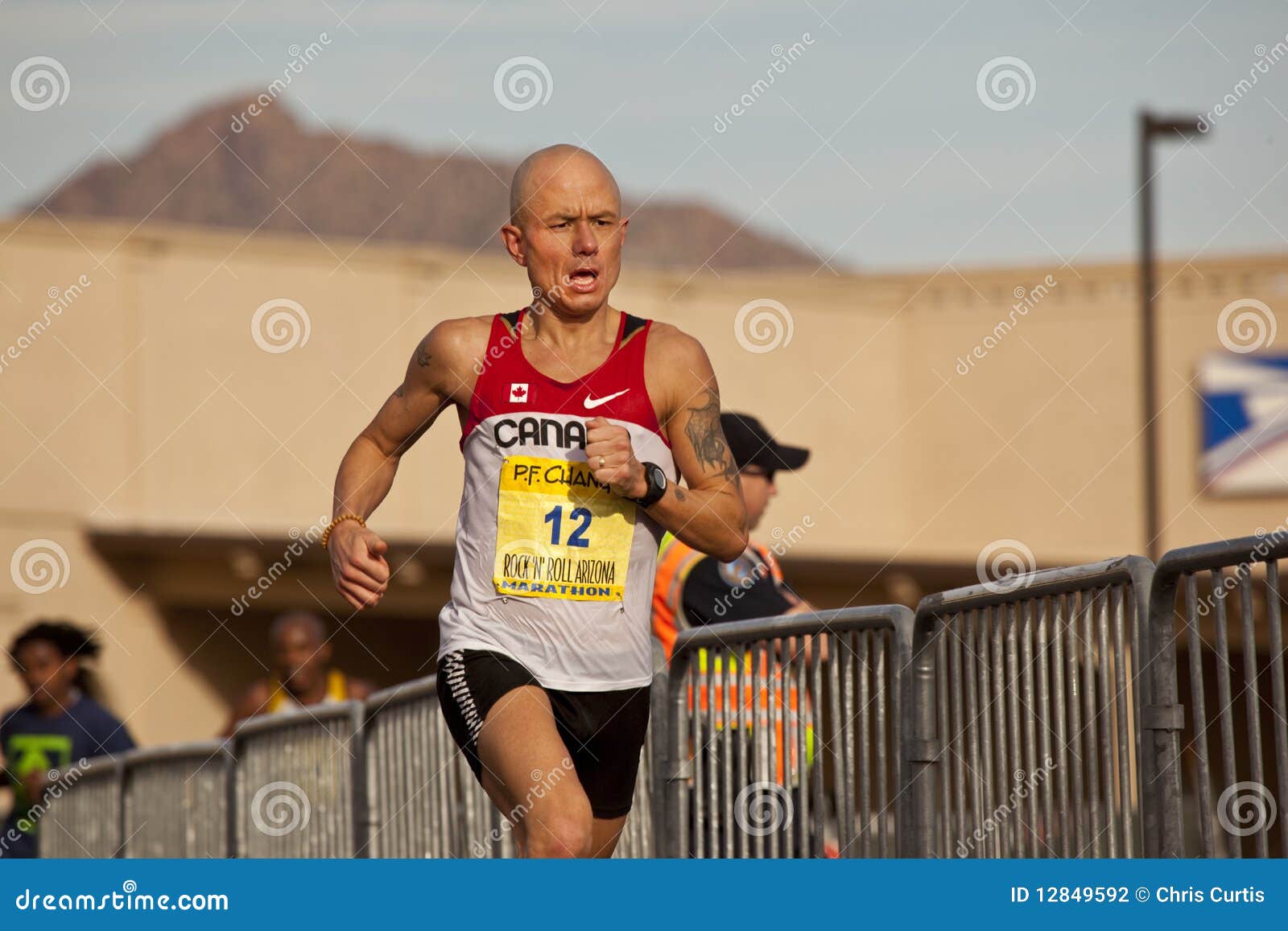 Competitor in the 2010 Phoenix Marathon Editorial Photography - Image ...