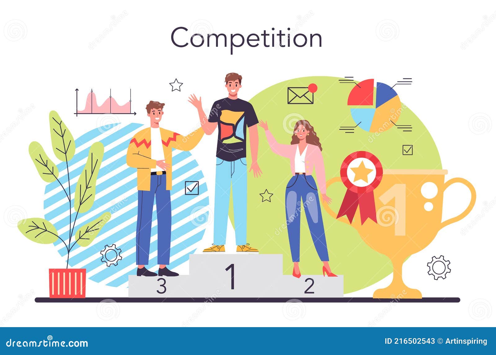 Analysis Of Competition Royalty-Free Stock Image | CartoonDealer.com ...