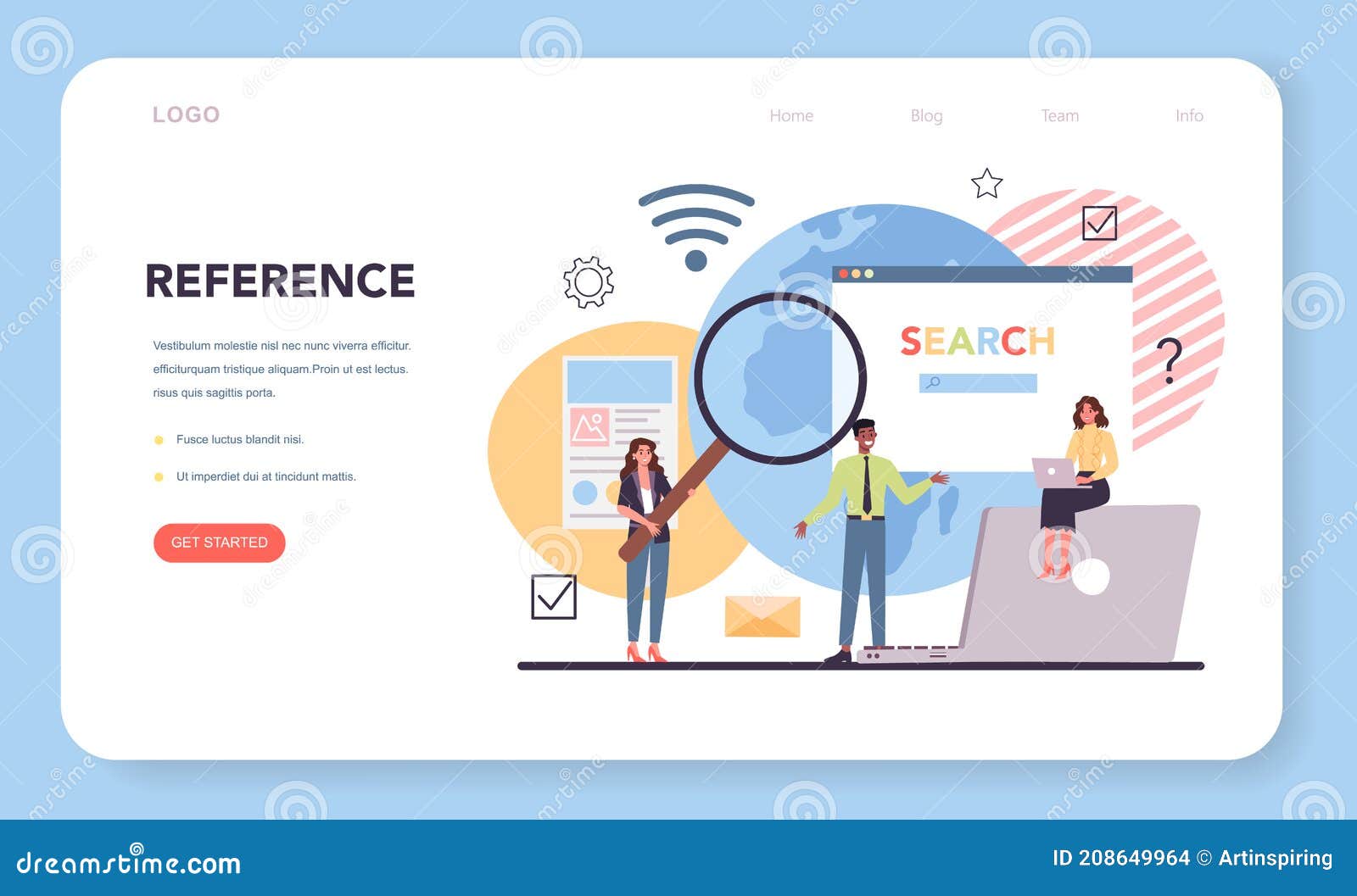 Competitor Analysis Web Banner or Landing Page. Market Research and ...