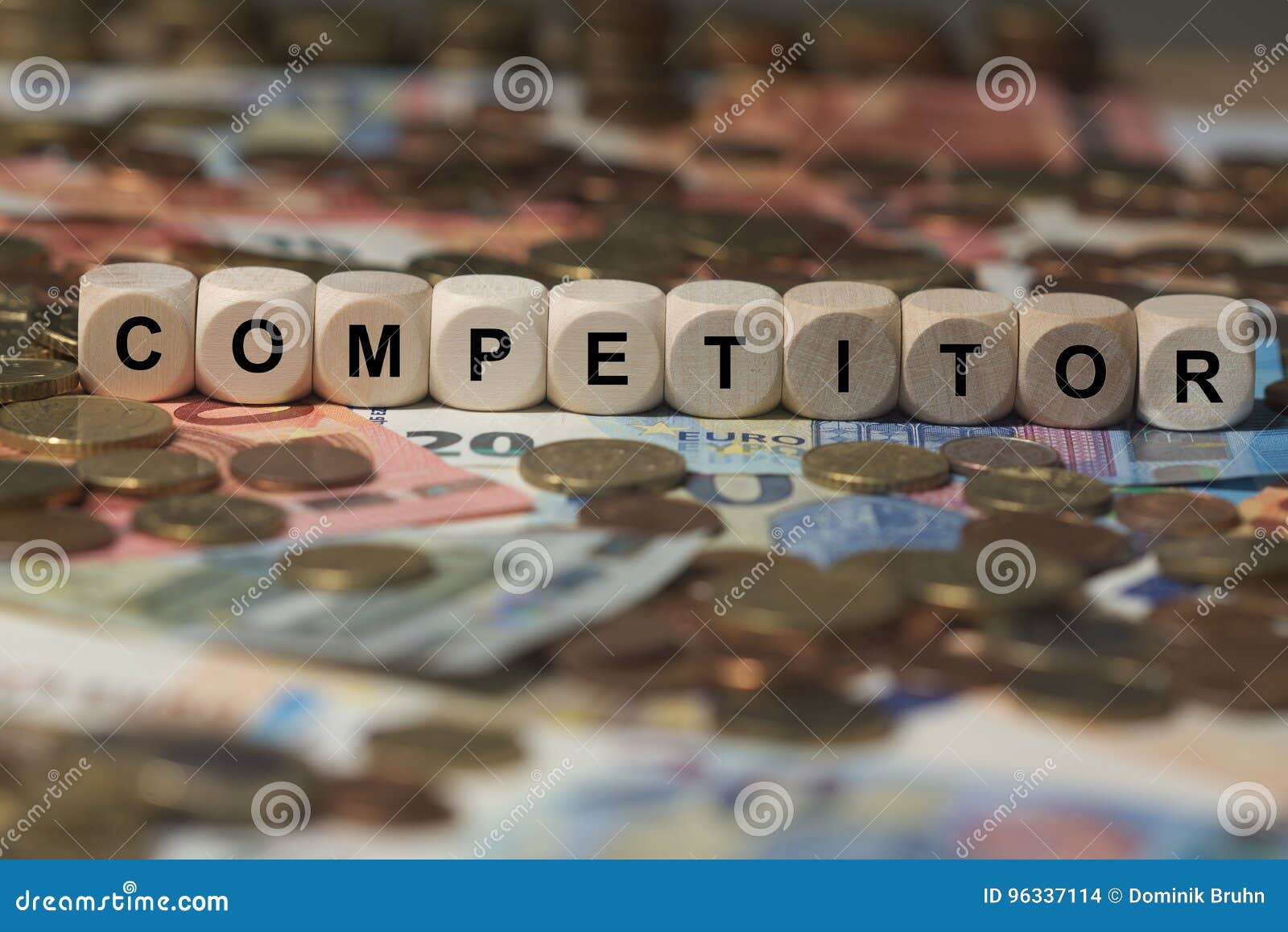 COMPETITOR - Image with Words Associated with the Topic MONOPOLY, Word ...