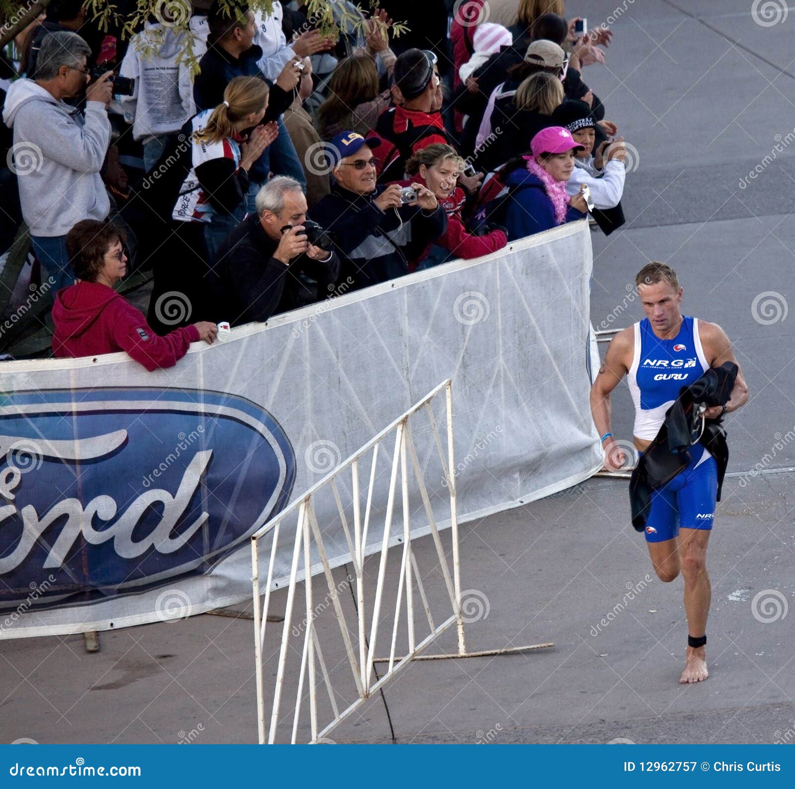 Competitor Racing in Arizona Ironman Triathlon Editorial Photography ...