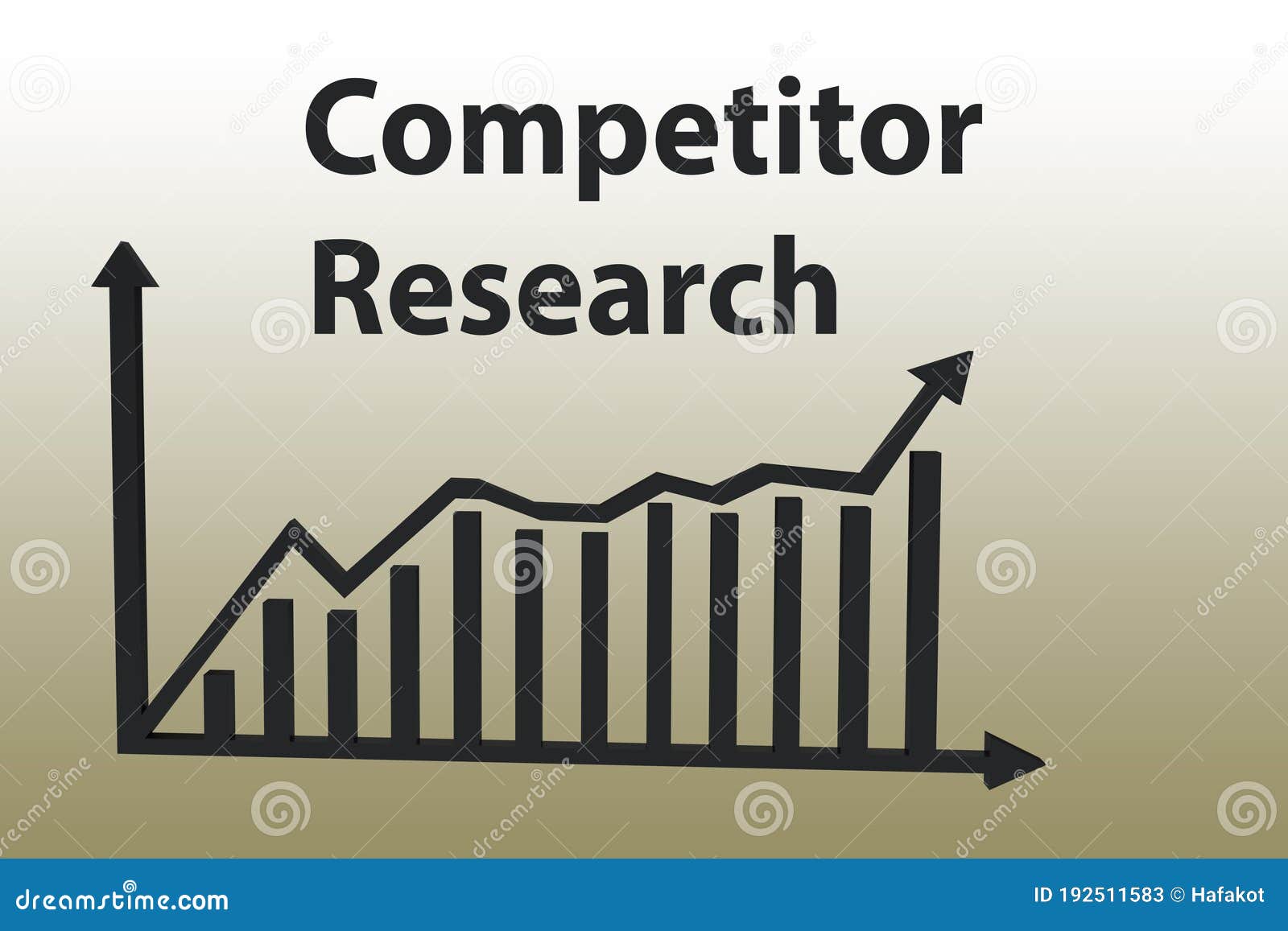 Competitor Research Concept Stock Illustration - Illustration of ...