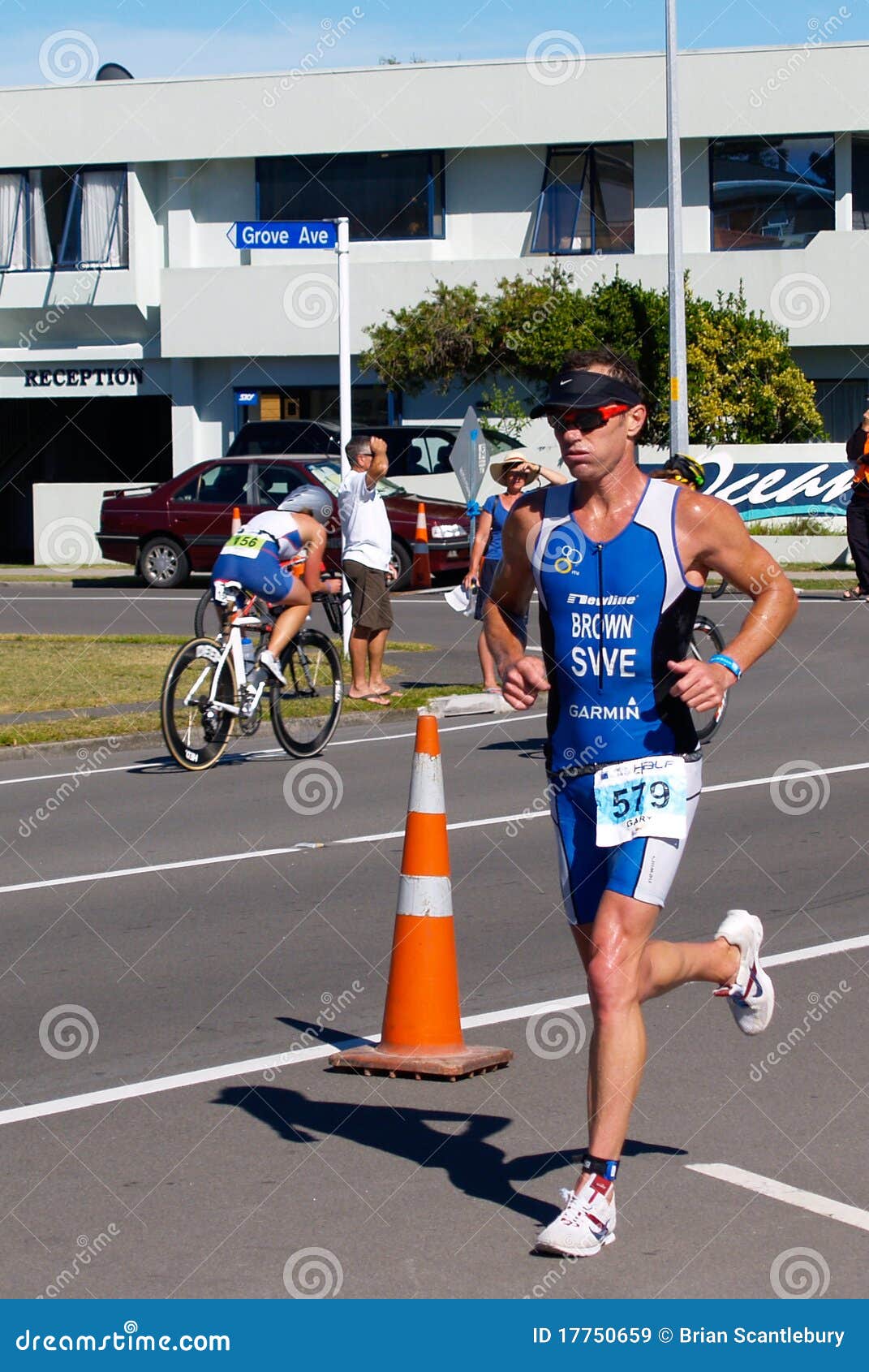 Competitor Running in Event. Editorial Stock Image - Image of ...