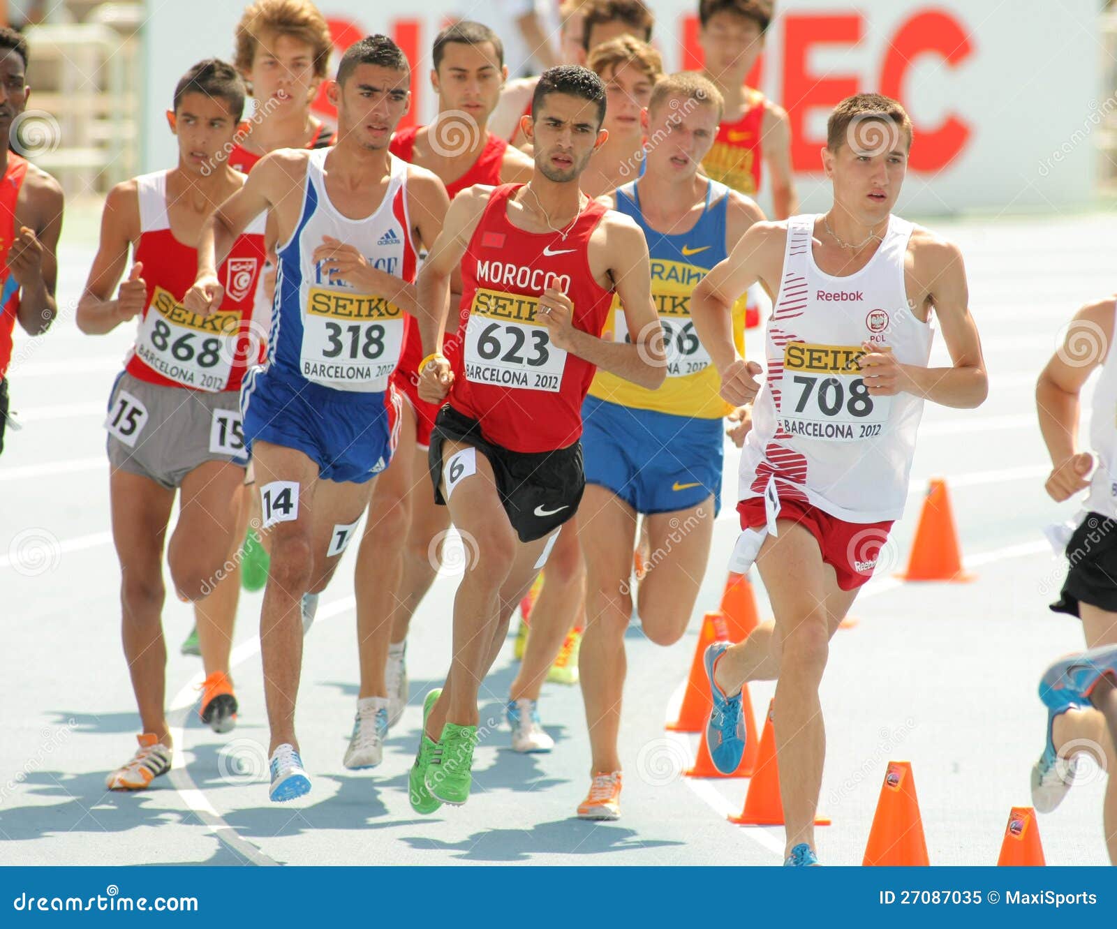 Competitors of 3000m Steeplechase Editorial Image - Image of hurdles ...