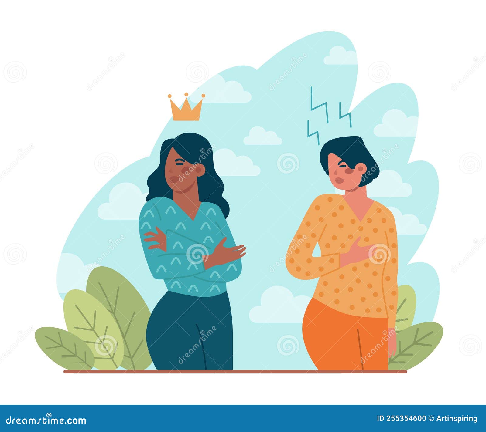 Competitors Concept. Business or Interpersonal Competition Stock ...