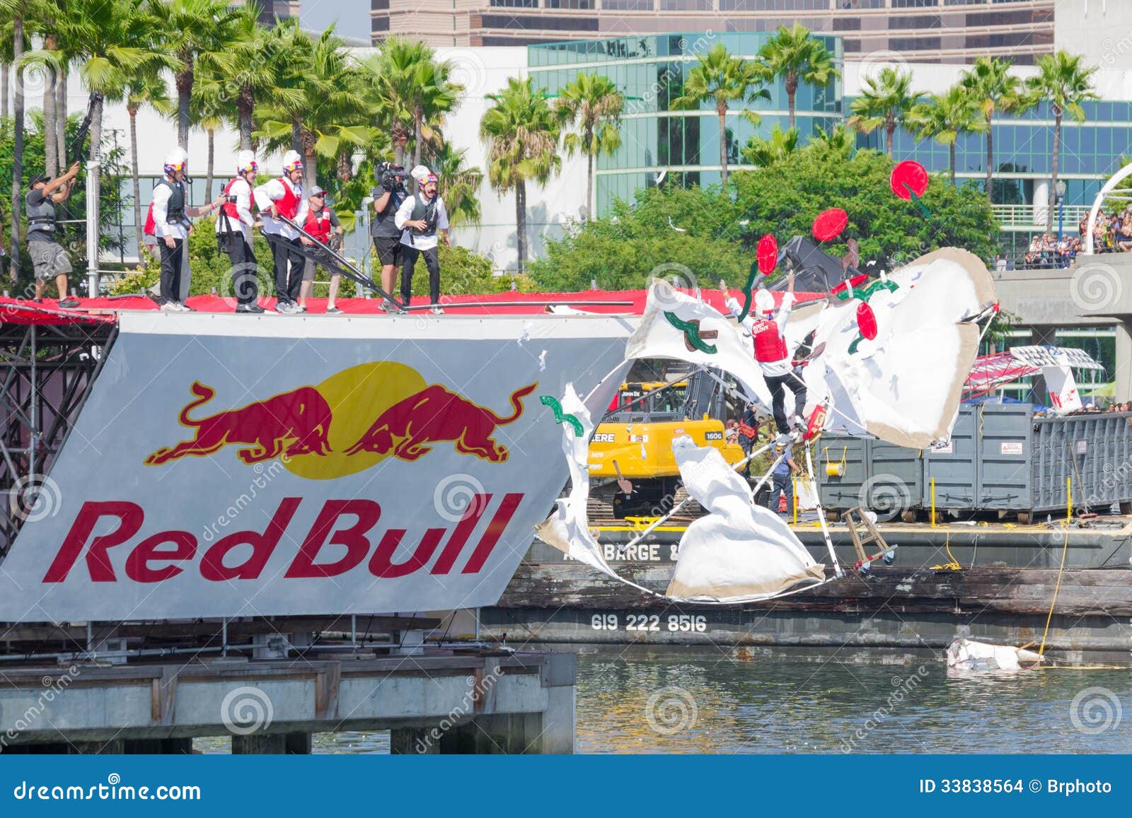 Competitors Perform a Flight on Red Bull Flugtag Editorial Stock Image ...
