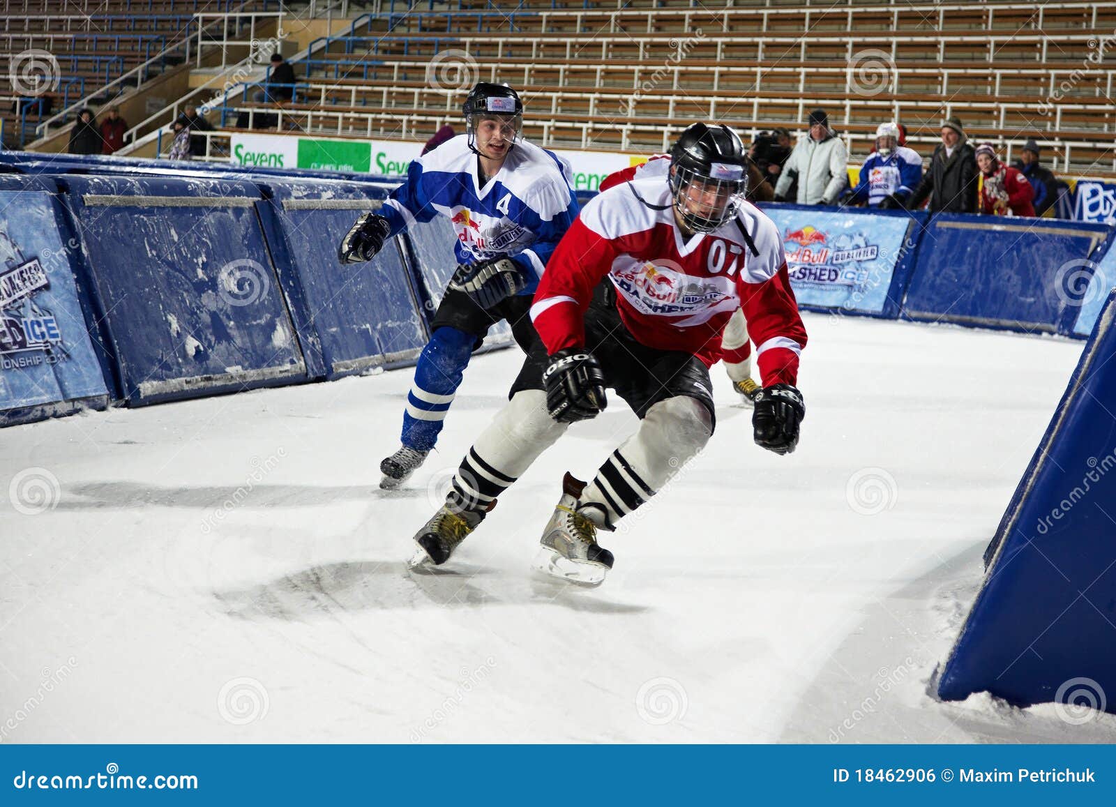 Competitors Race at the Redbull Crashed Ice Editorial Photo - Image of ...