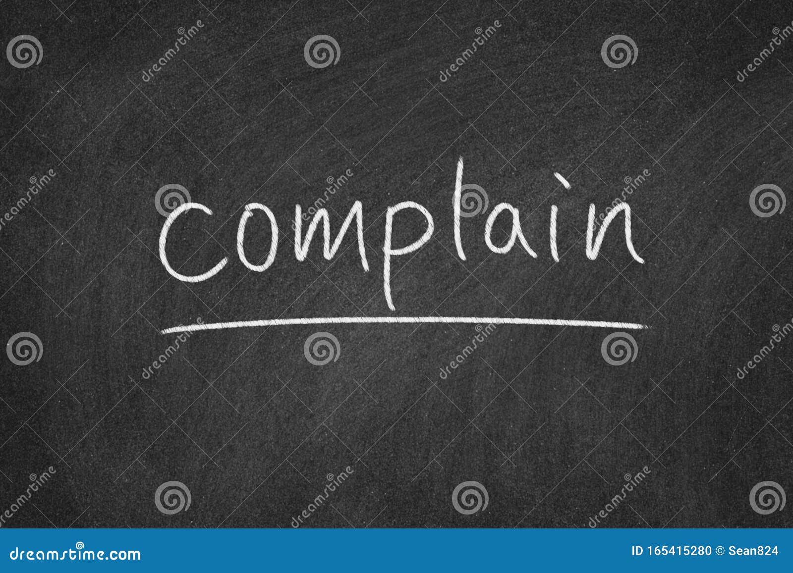 Complain stock photo. Image of text, concept, abstract - 165415280