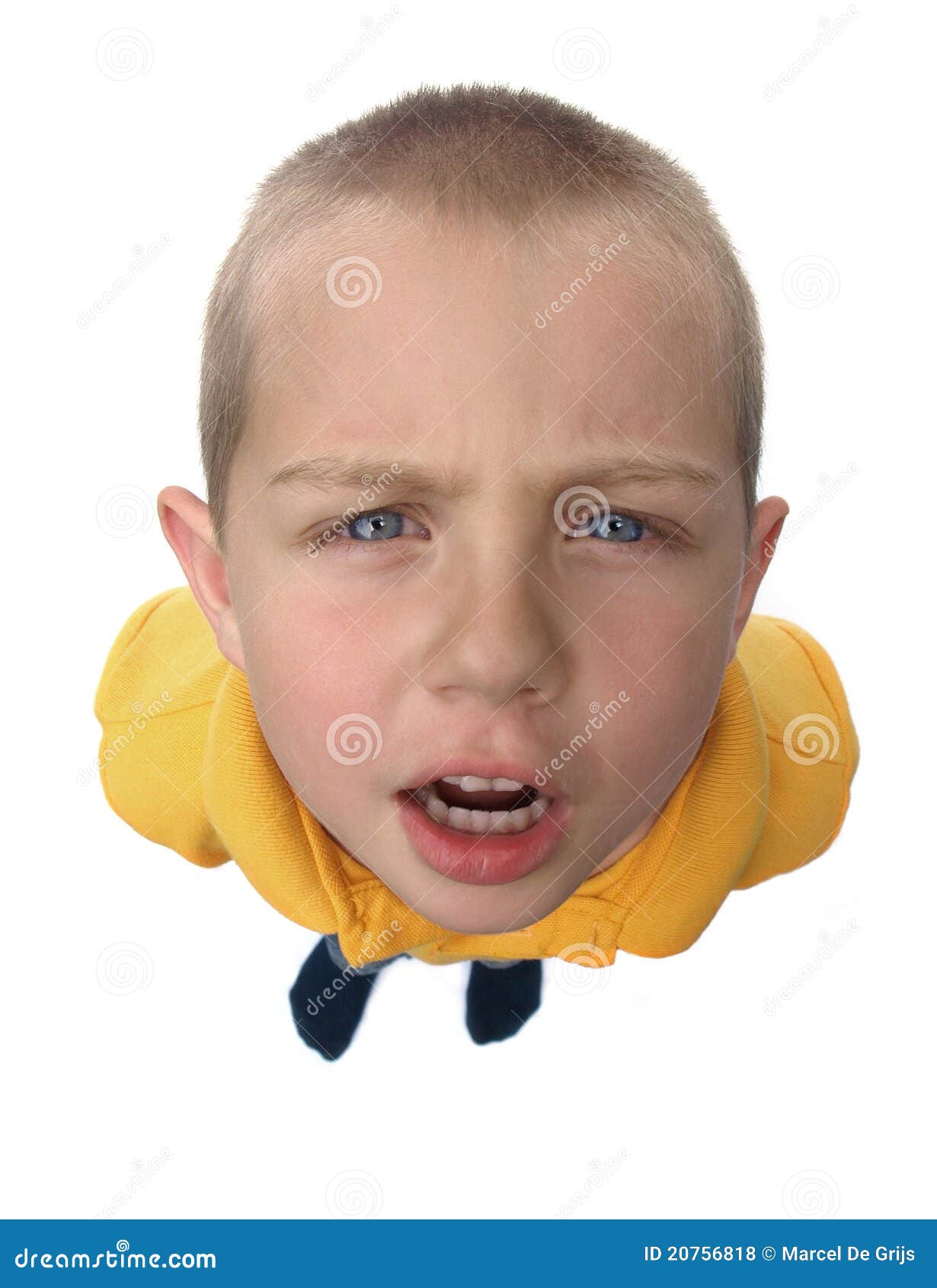 Complaining or angry boy stock photo. Image of indoor - 20756818