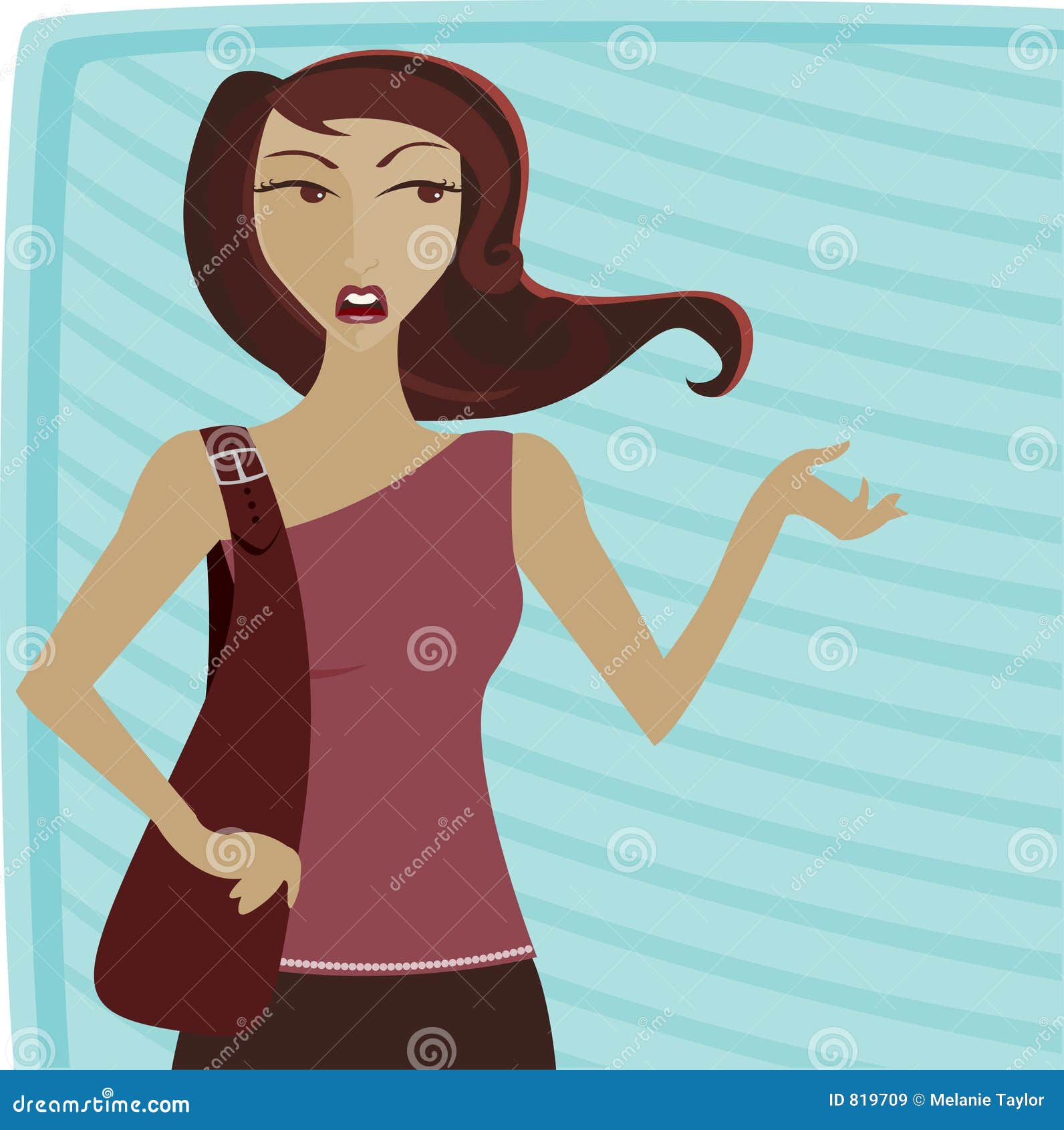 Woman Complain On Phone Angry Complain Upset Shouting Vector ...