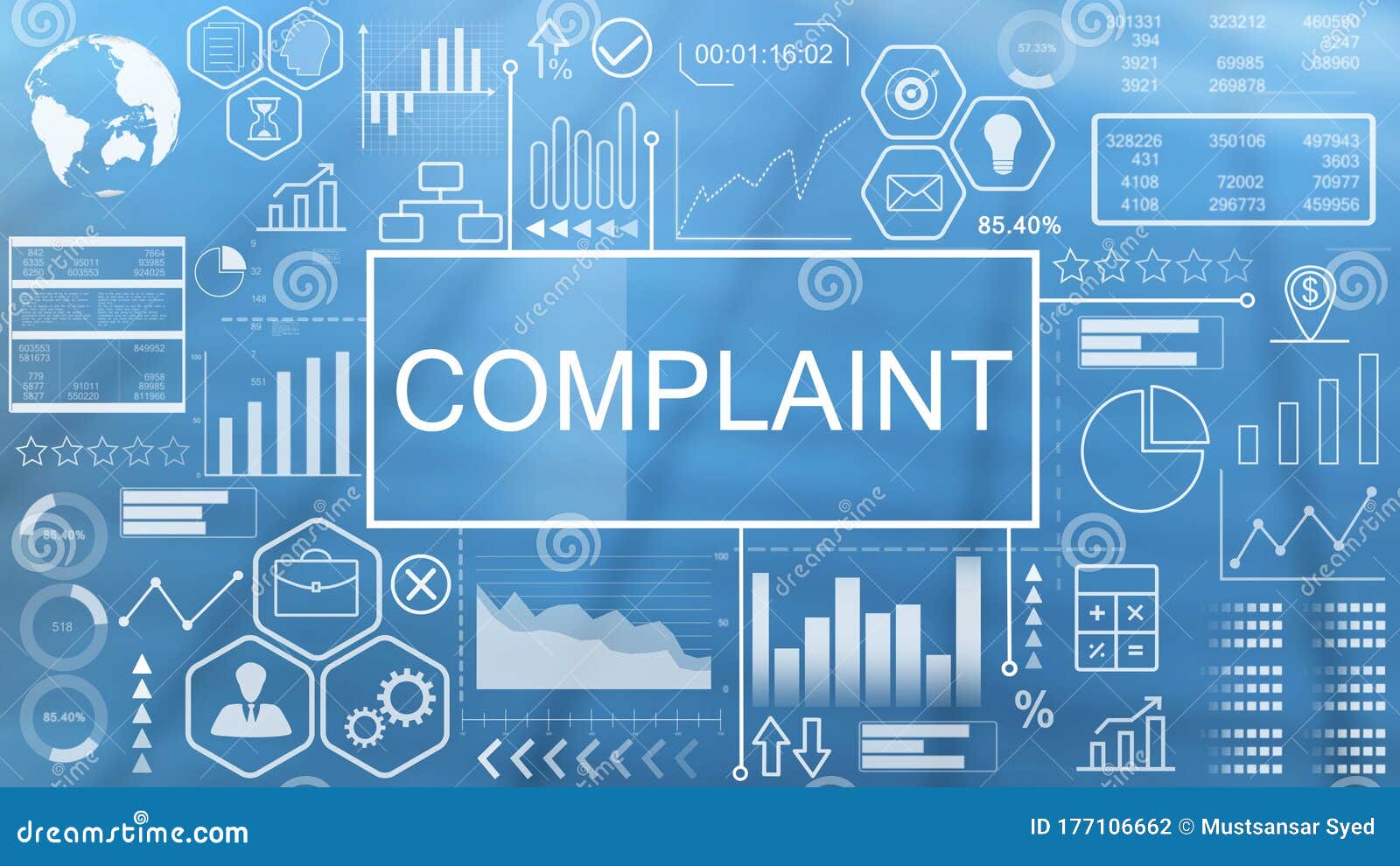 Complaint, Animated Typography Stock Illustration - Illustration of ...