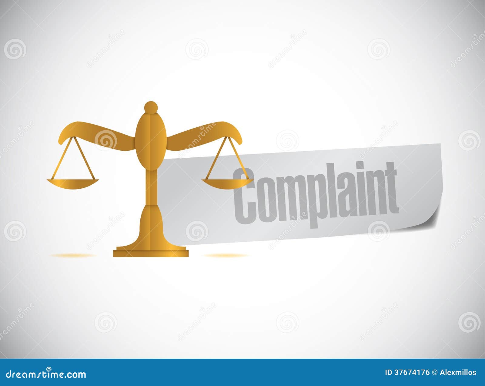 Complaint Balance Sign Illustration Design Stock Illustration ...