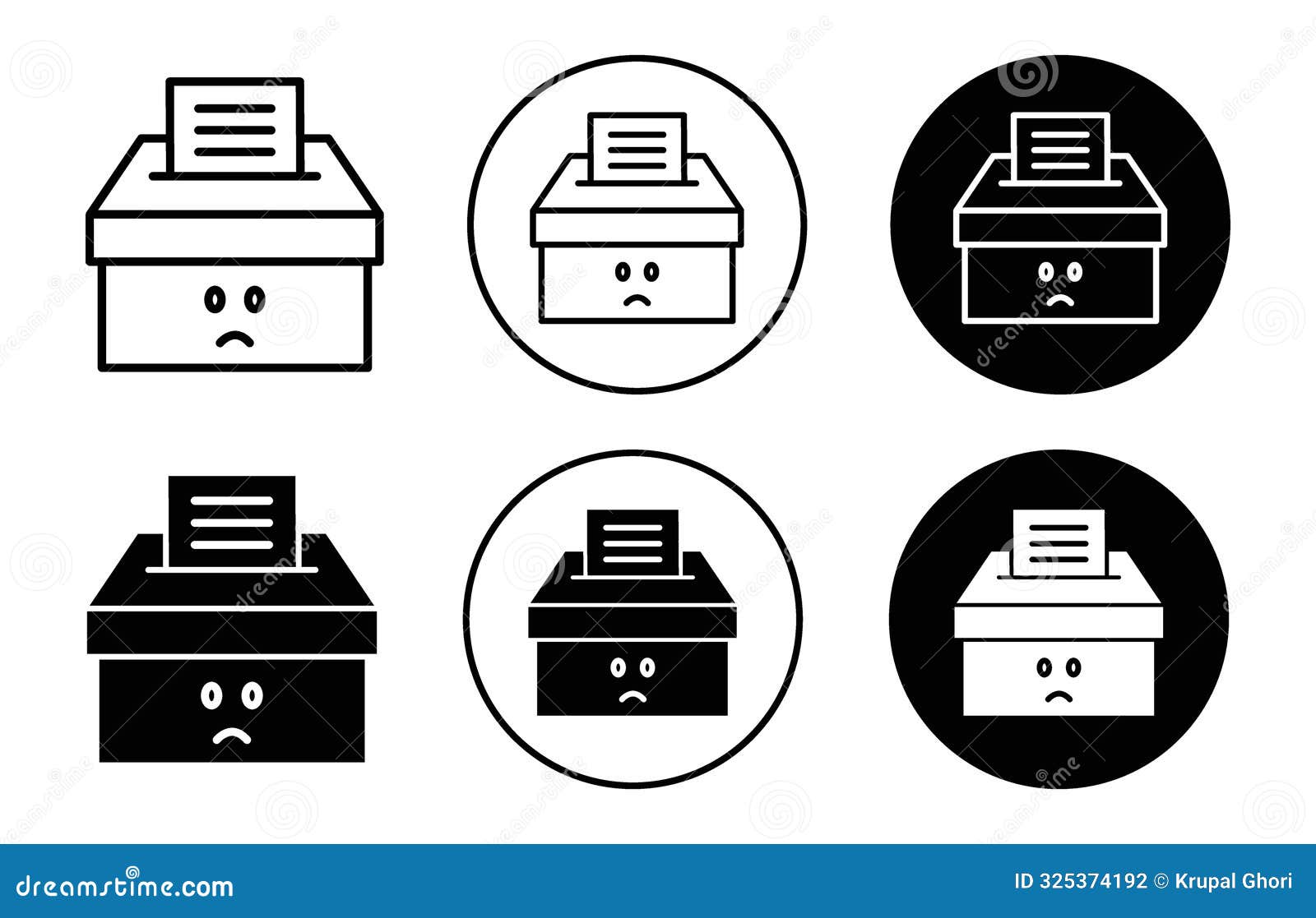Complaint box icon stock illustration. Illustration of sign - 325374192