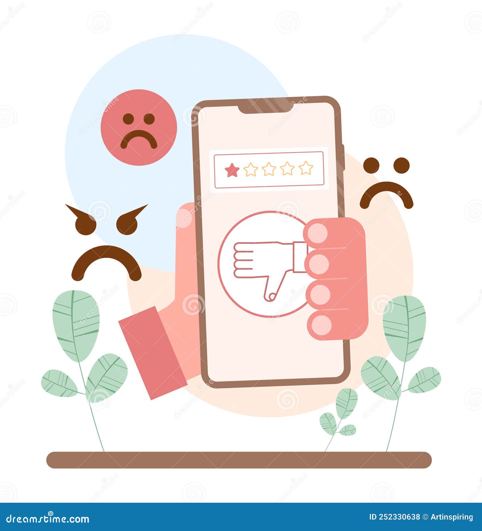 Complaint Concept. Dissatisfaction of Product or Service, Stock ...