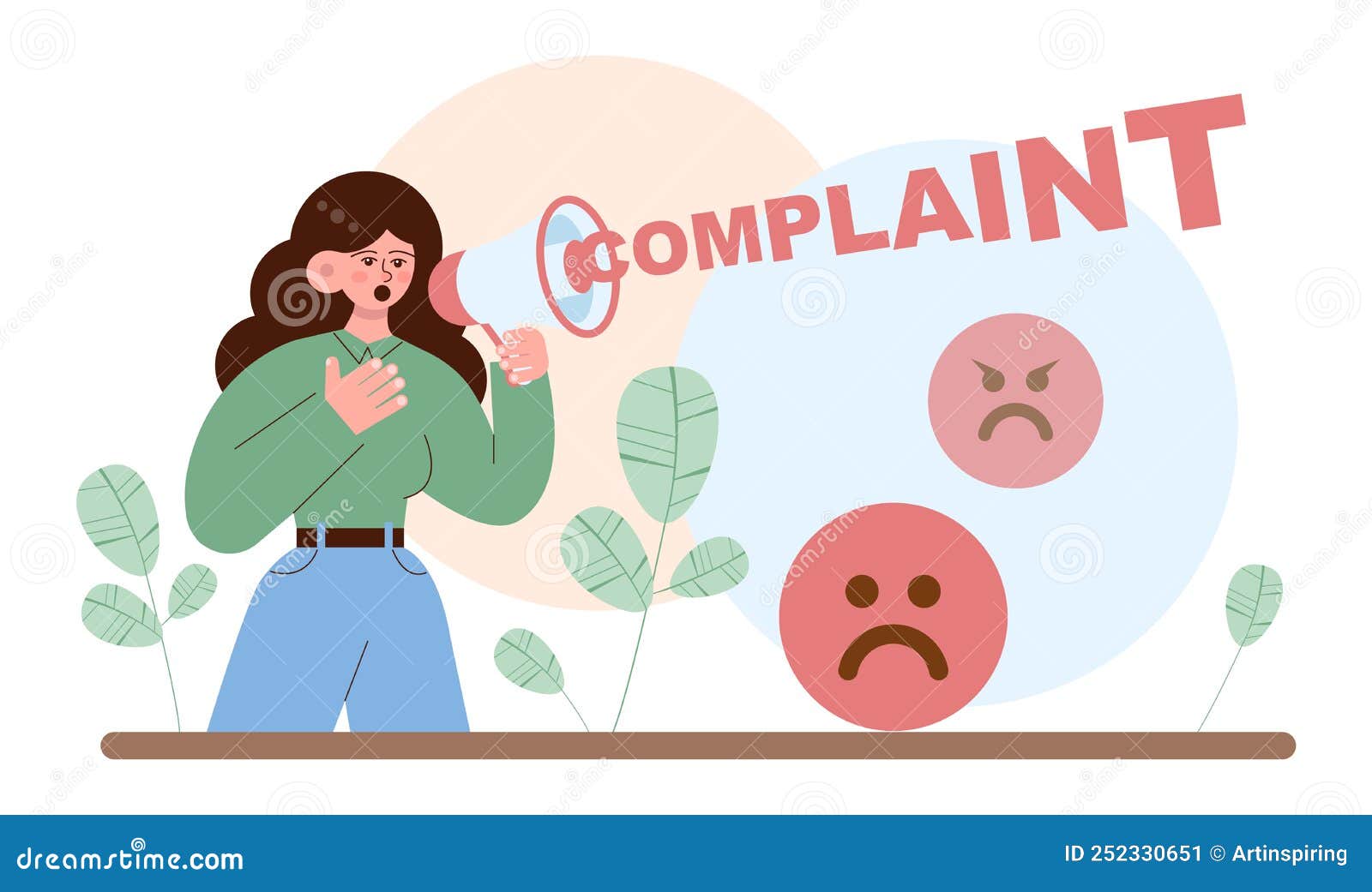 Complaint Concept. Dissatisfaction of Product or Service, Stock Vector ...