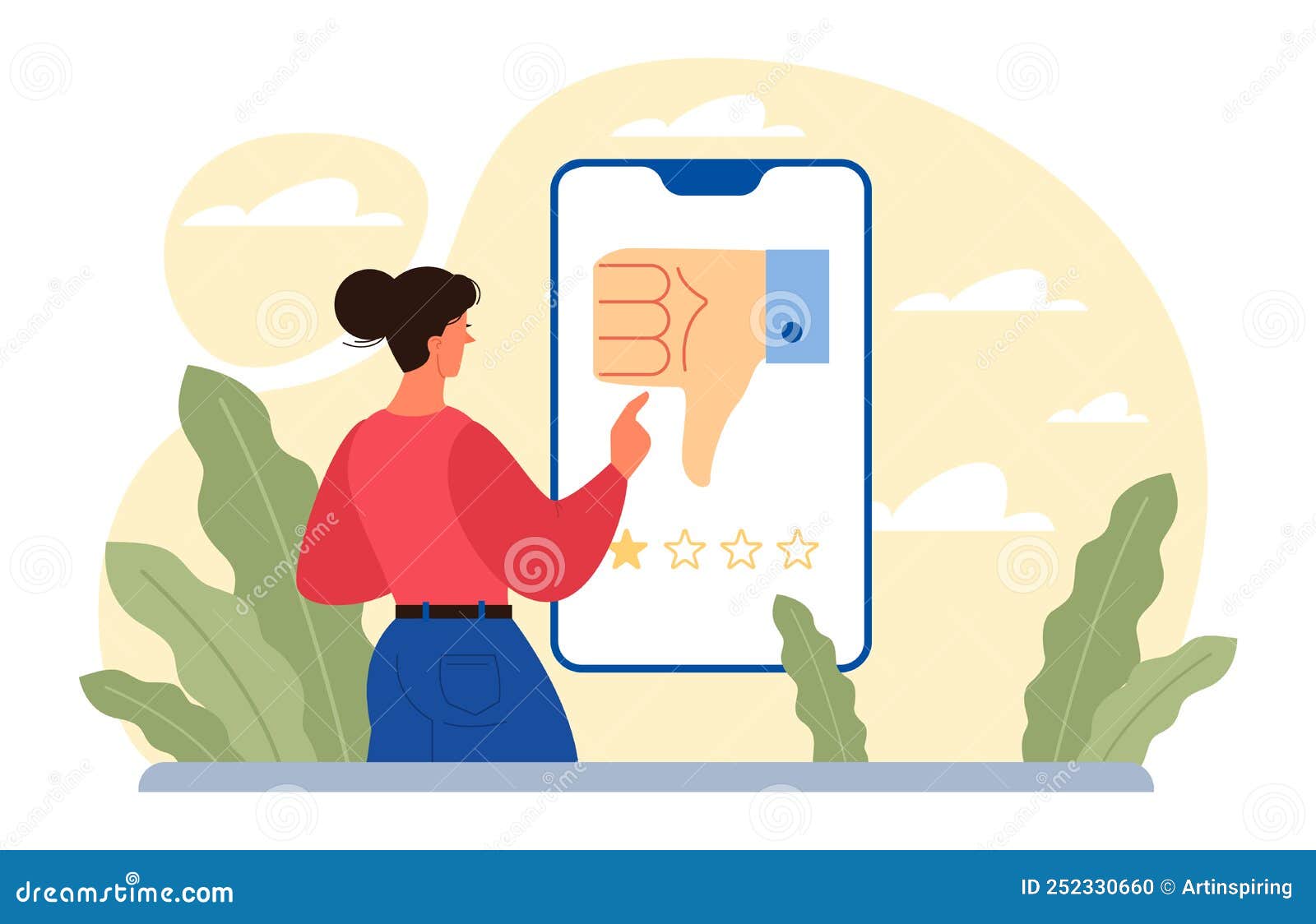 Complaint Concept. Dissatisfaction of Product or Service, Stock Vector ...