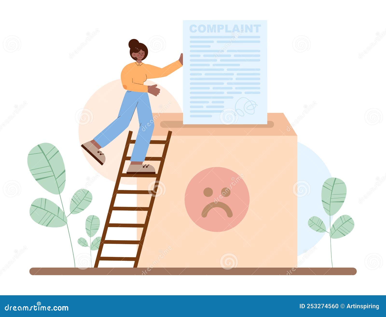 Complaint Concept. Dissatisfaction of Product or Service, Stock ...