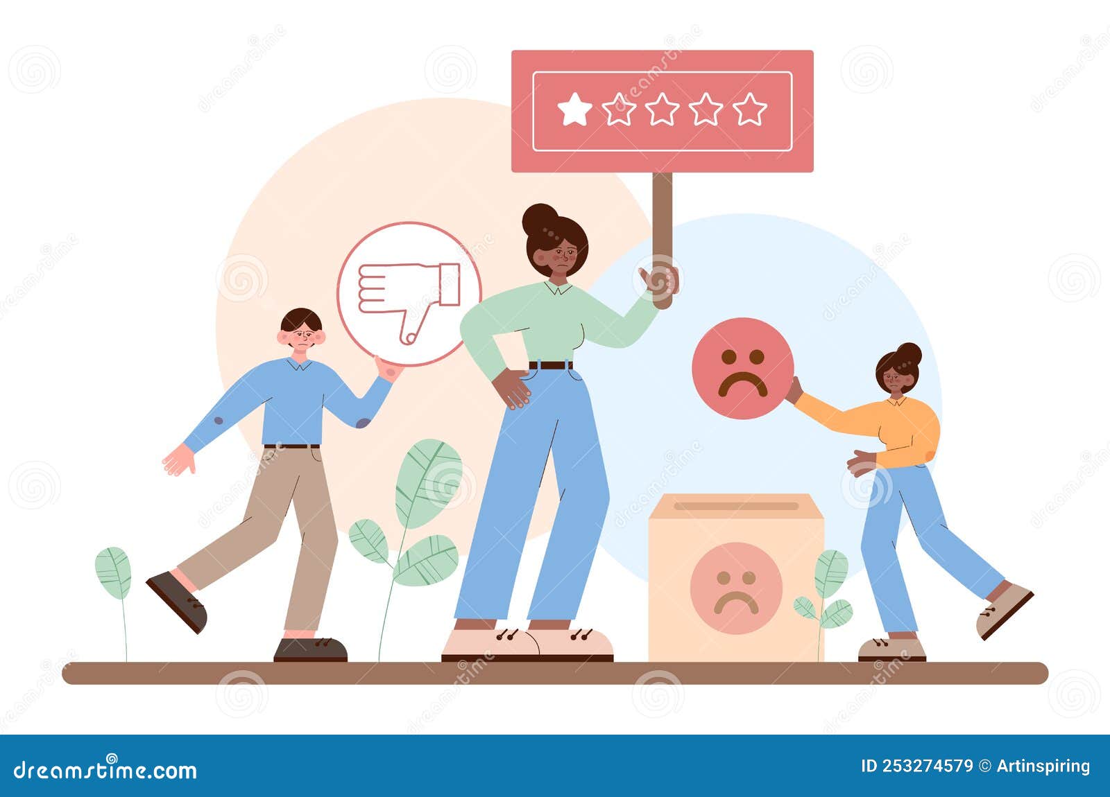 Complaint Concept. Dissatisfaction of Product or Service, Stock Vector ...