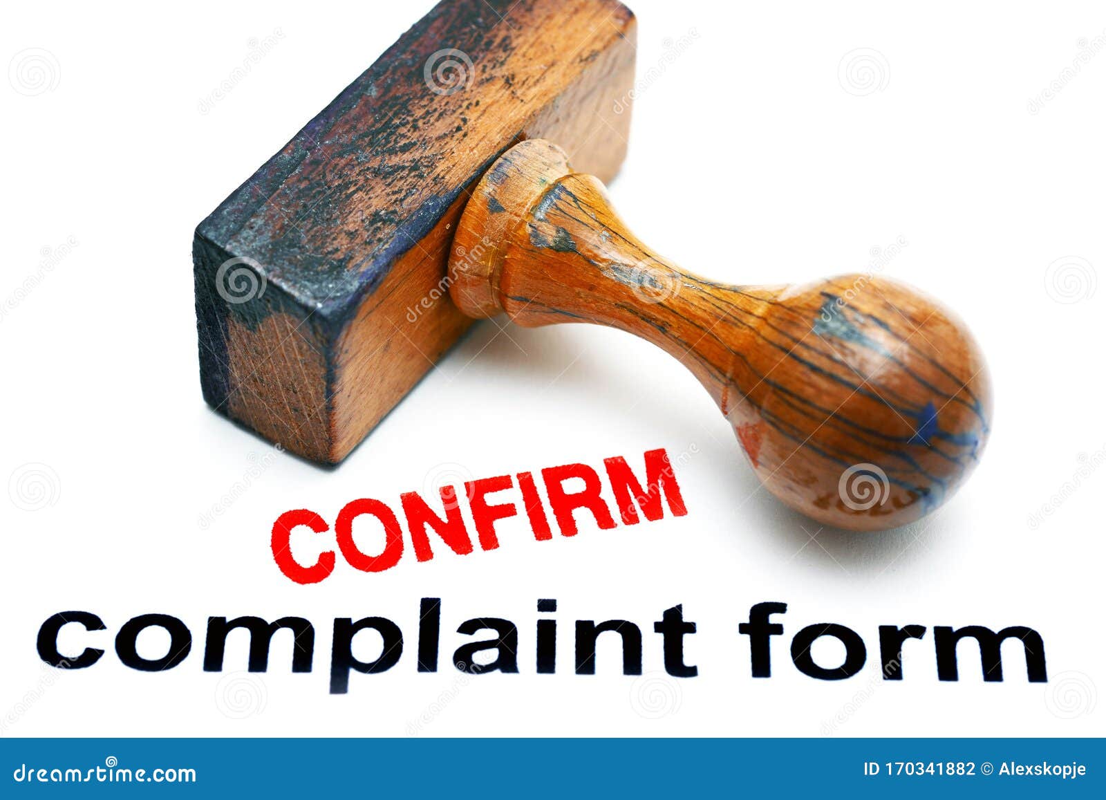 Complaint form confirm stock photo. Image of close, accept - 170341882