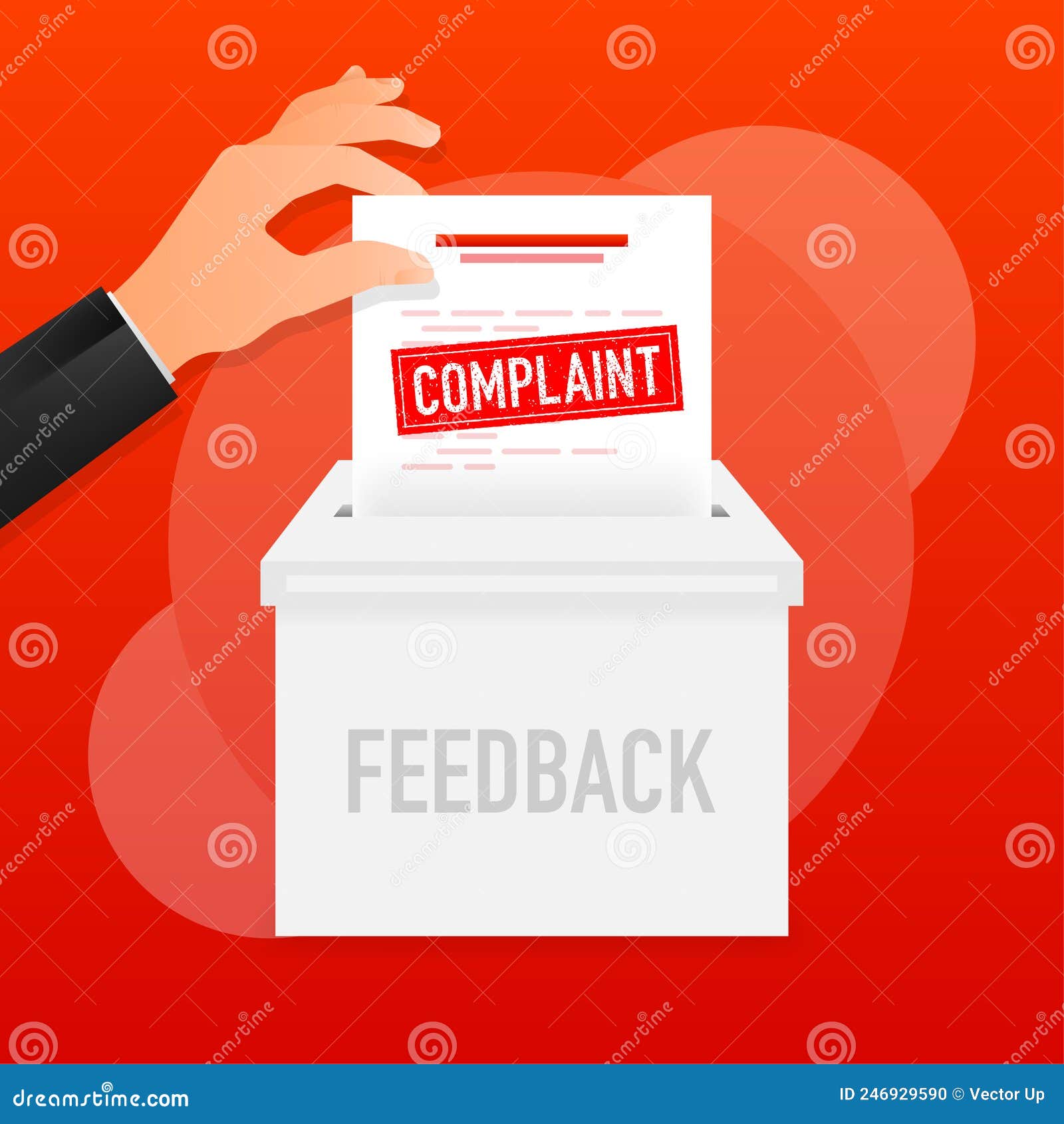 Complaint, Great Design for Any Purposes. Flat Vector Illustration ...