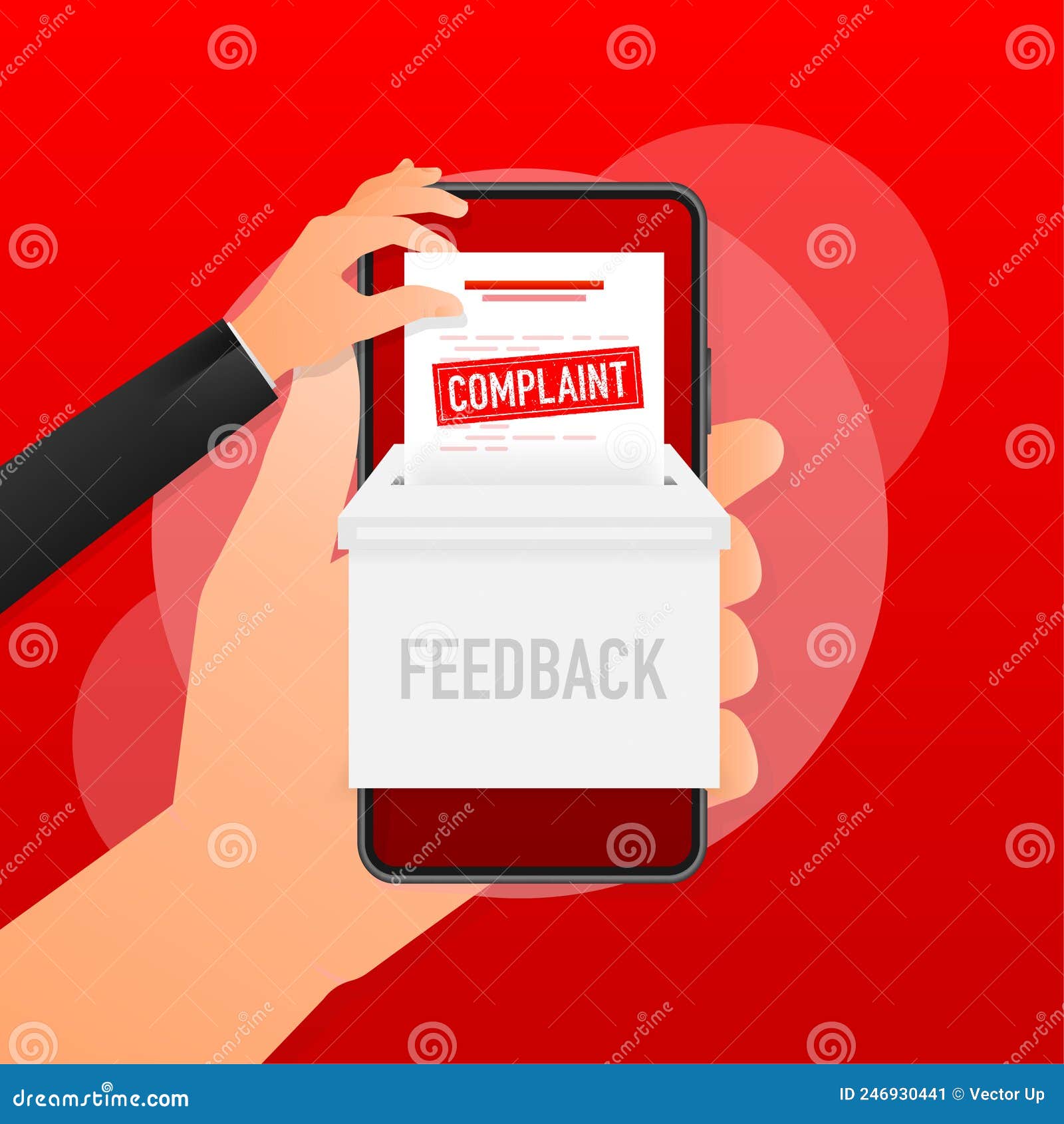 Complaint, Great Design for Any Purposes. Flat Vector Illustration ...