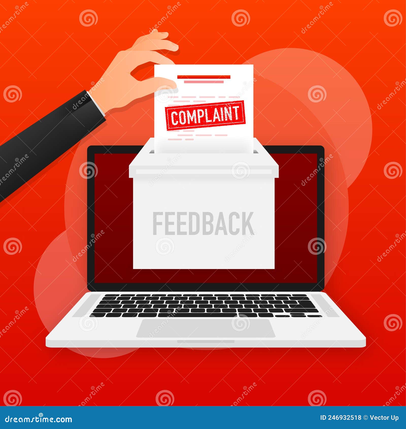 Complaint, Great Design for Any Purposes. Flat Vector Illustration ...