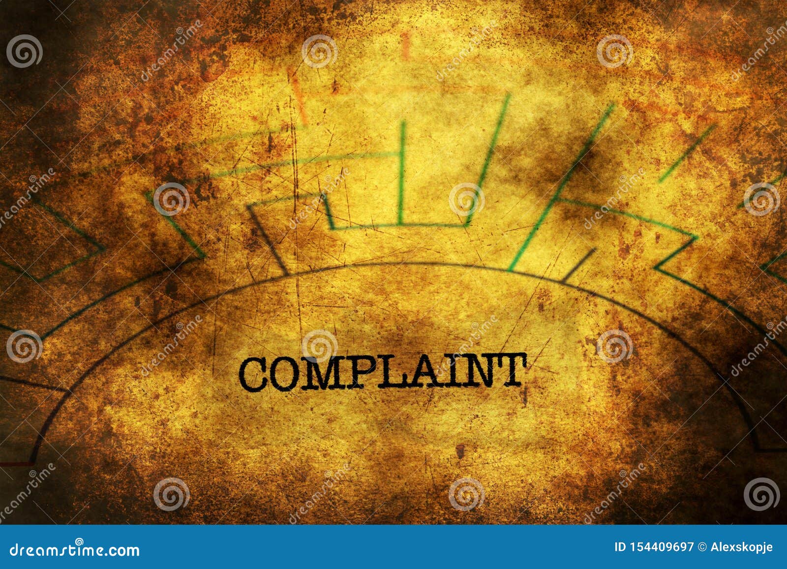 Complaint Text on Maze Grunge Concept Stock Illustration - Illustration ...