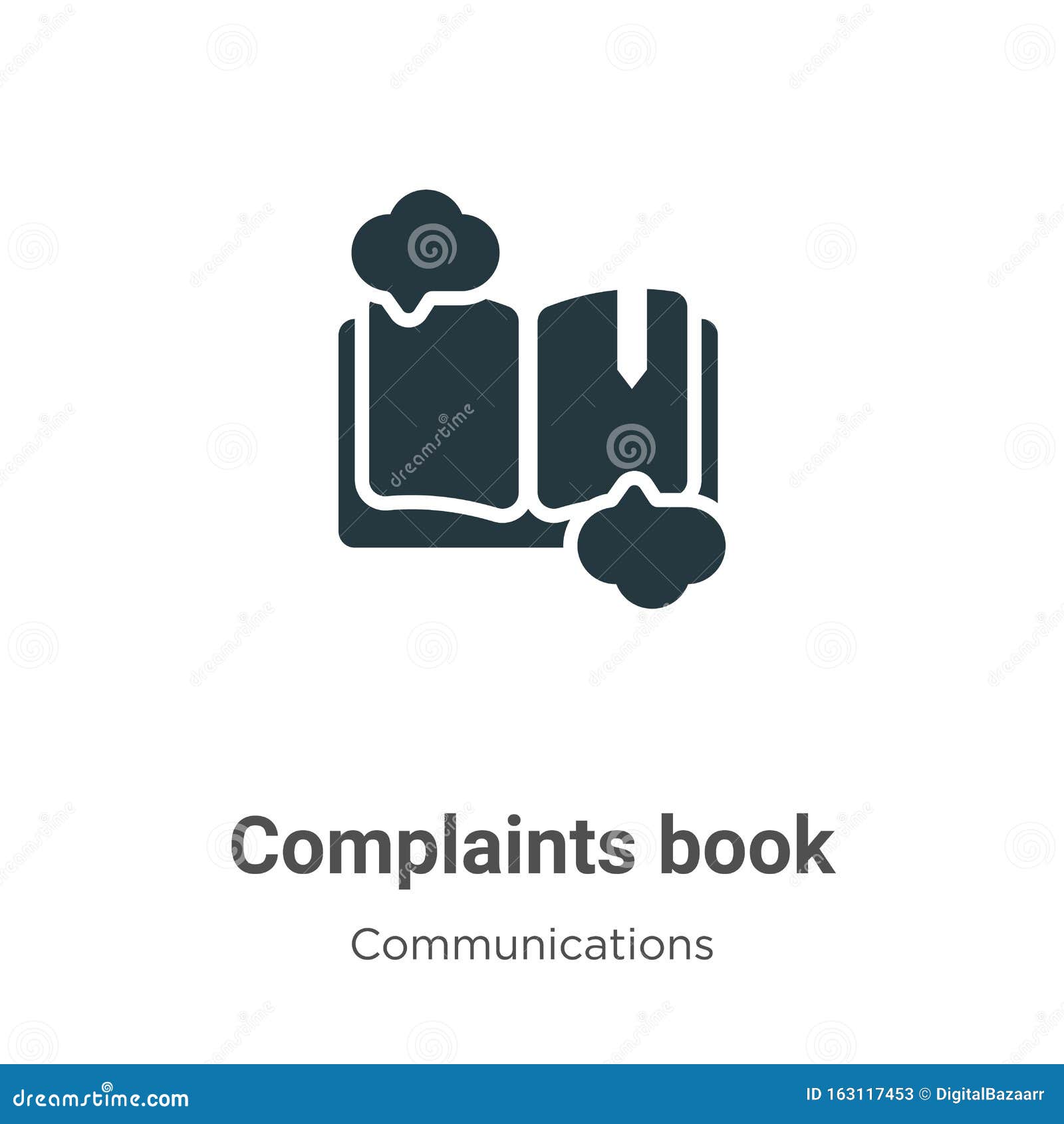 Book Of Complaints, Table Etiquette Icon. Can Be Used For Web, Logo ...
