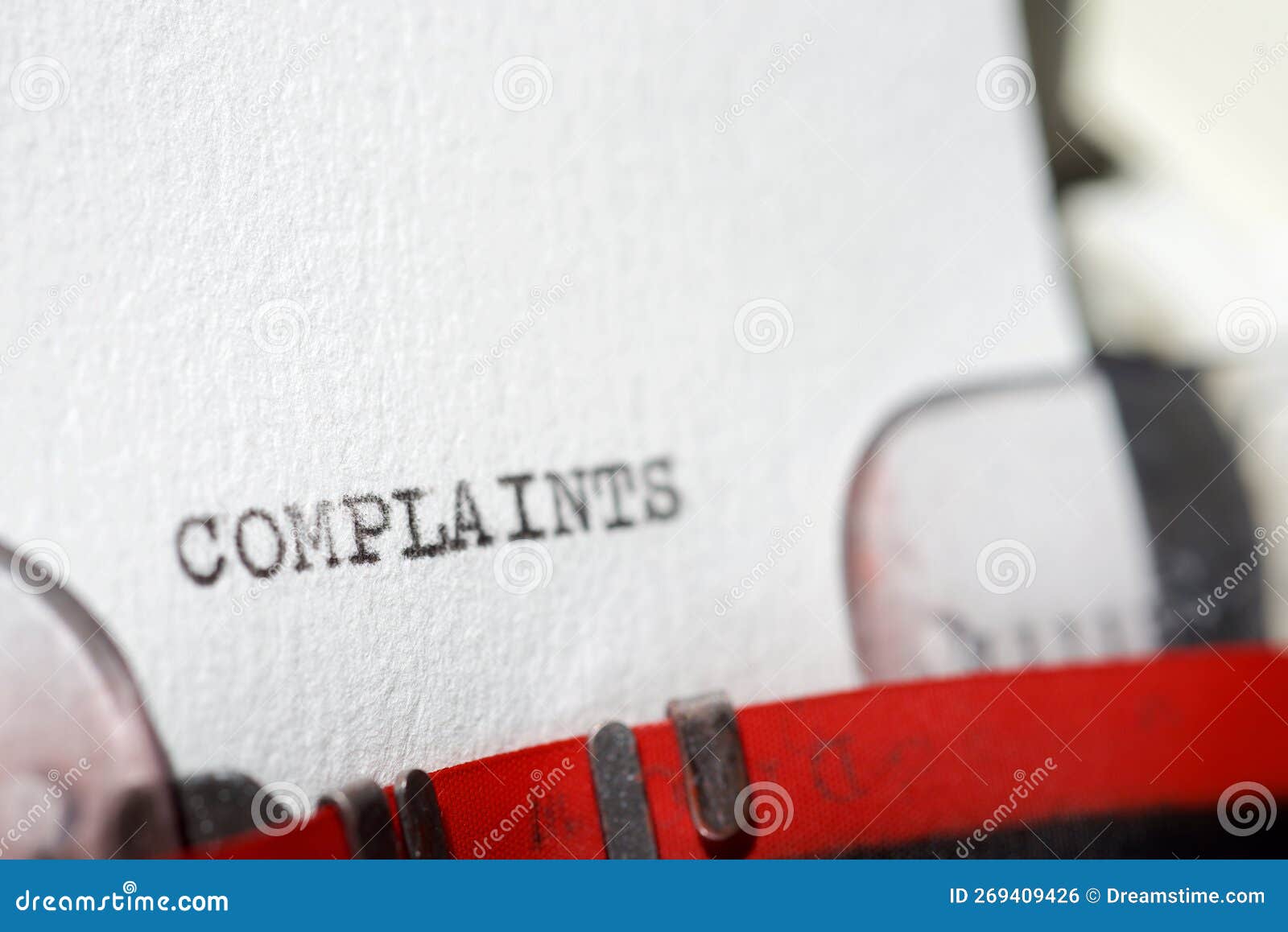 Complaints concept view stock photo. Image of impeachment - 269409426