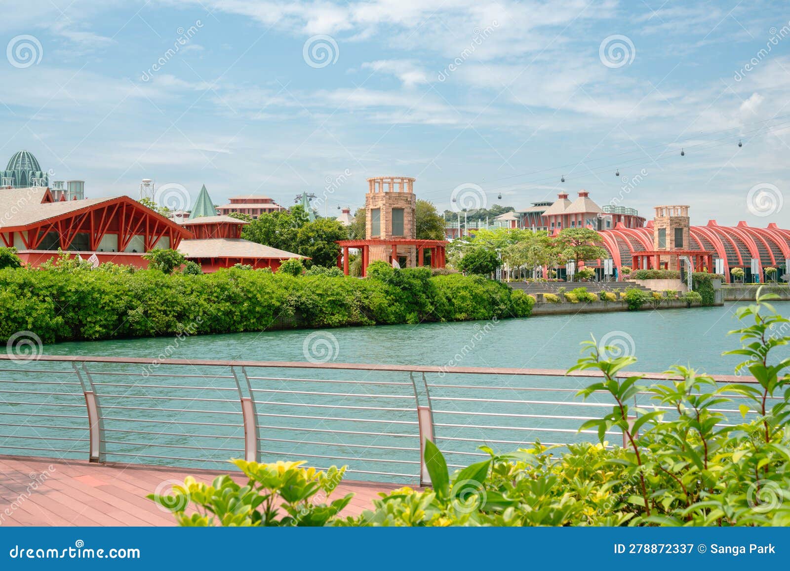 Complejo De La Isla De Sentosa En Singapur Fotografía editorial ...