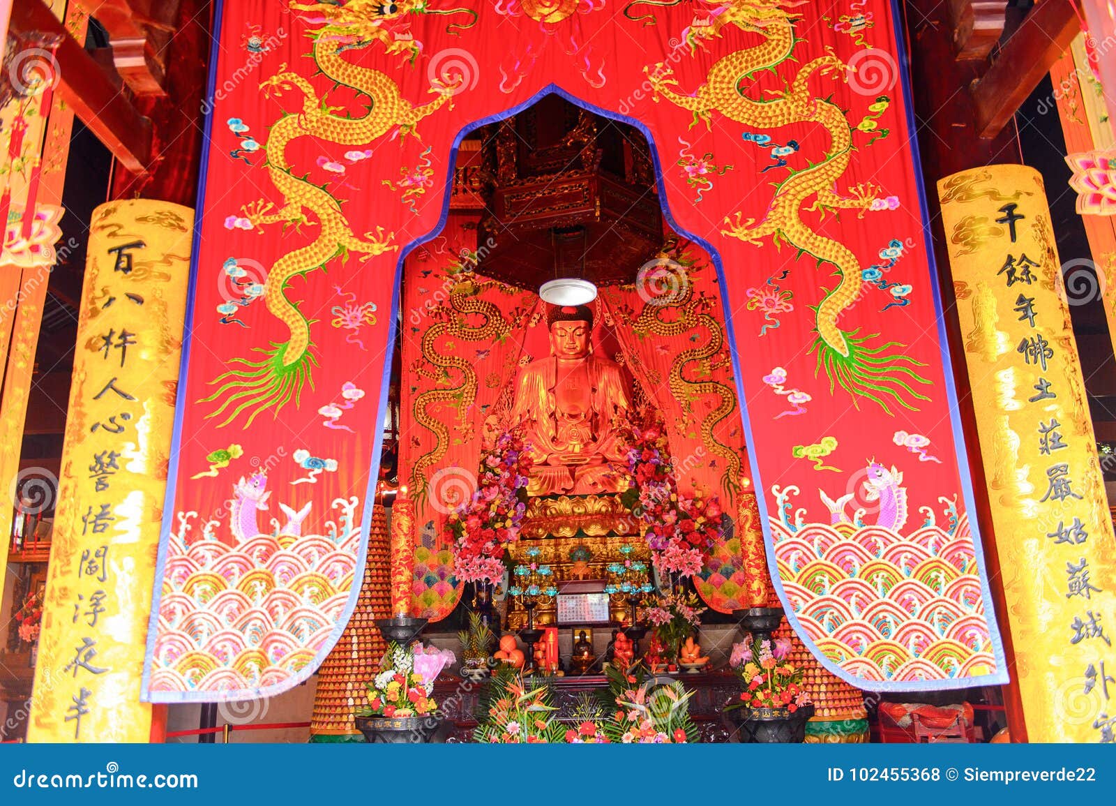 Complejo Del Templo De Bao'en Suzhou Foto de archivo editorial - Imagen ...