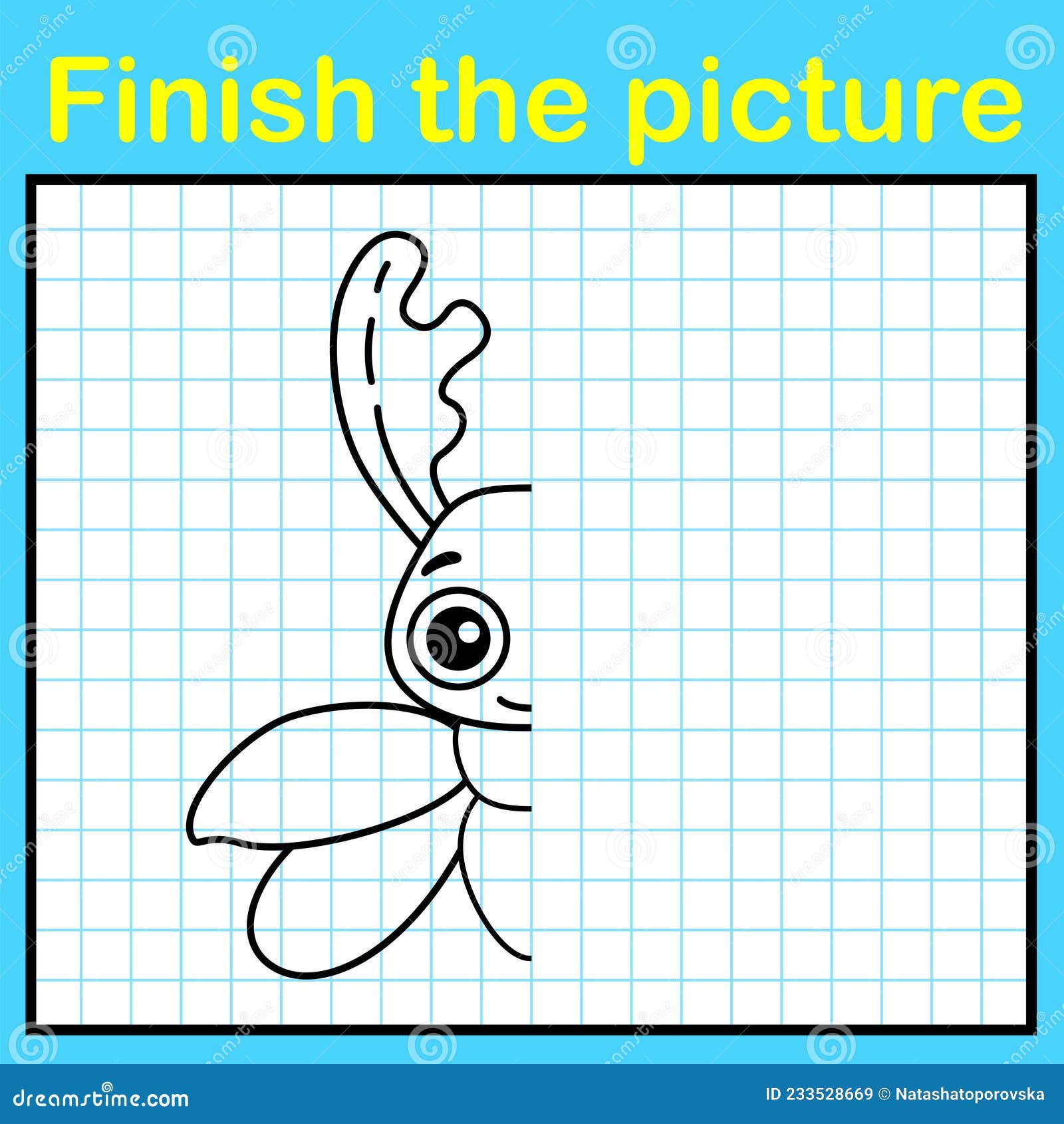 Complement the Bug with a Symmetrical Picture and Paint it. a Simple ...