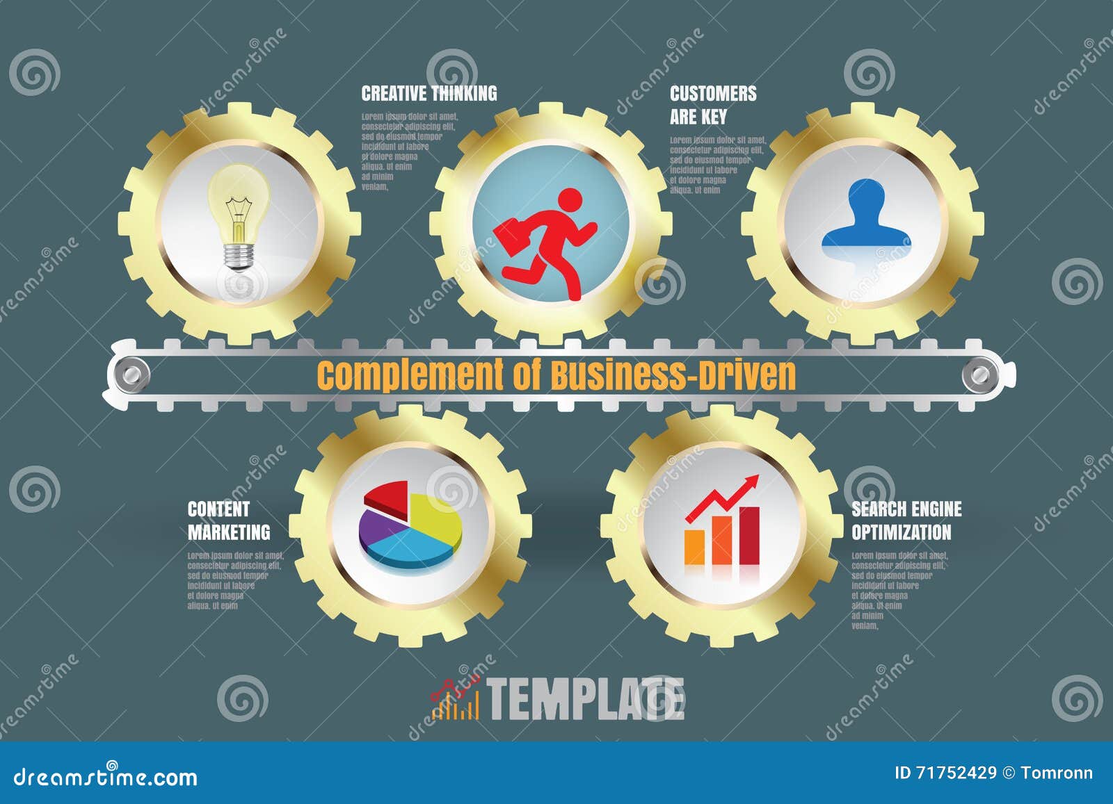 Complement of Business-driven, Vector Illustration Stock Vector ... Complement of Business-driven, Vector Illustration Stock Vector ...