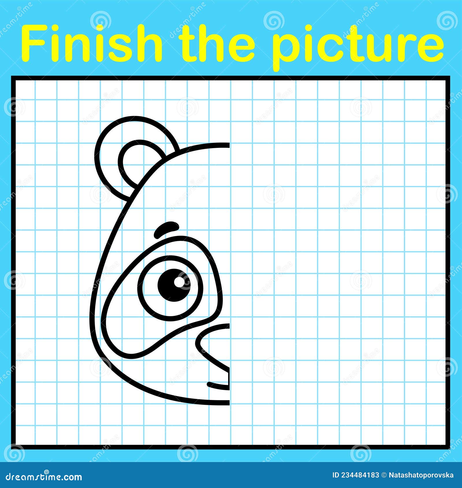 Complement the Panda Bear with a Symmetrical Picture and Paint it. a ...