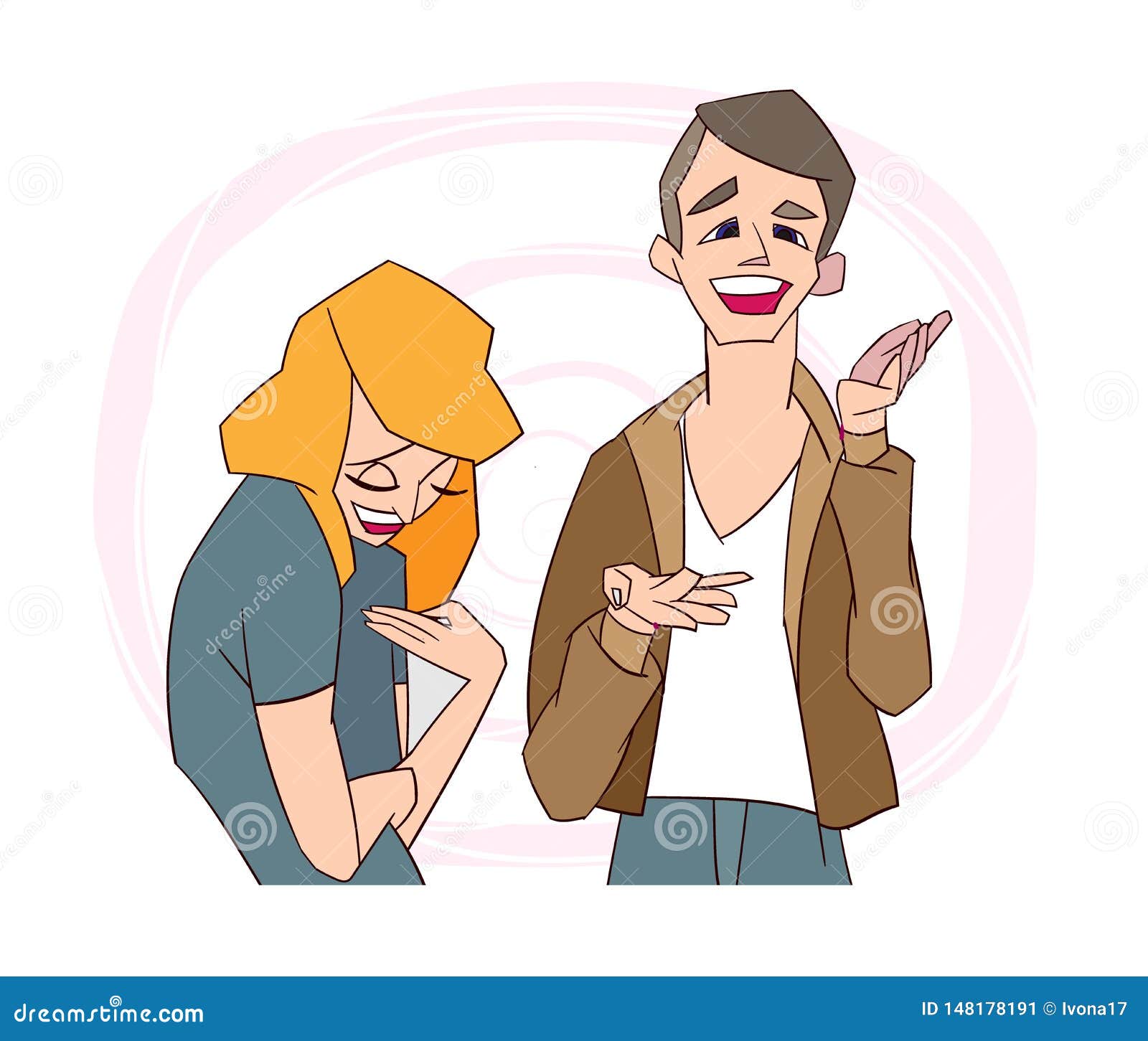 Complement Vector Illustration Women Men Clip Art | CartoonDealer.com ...