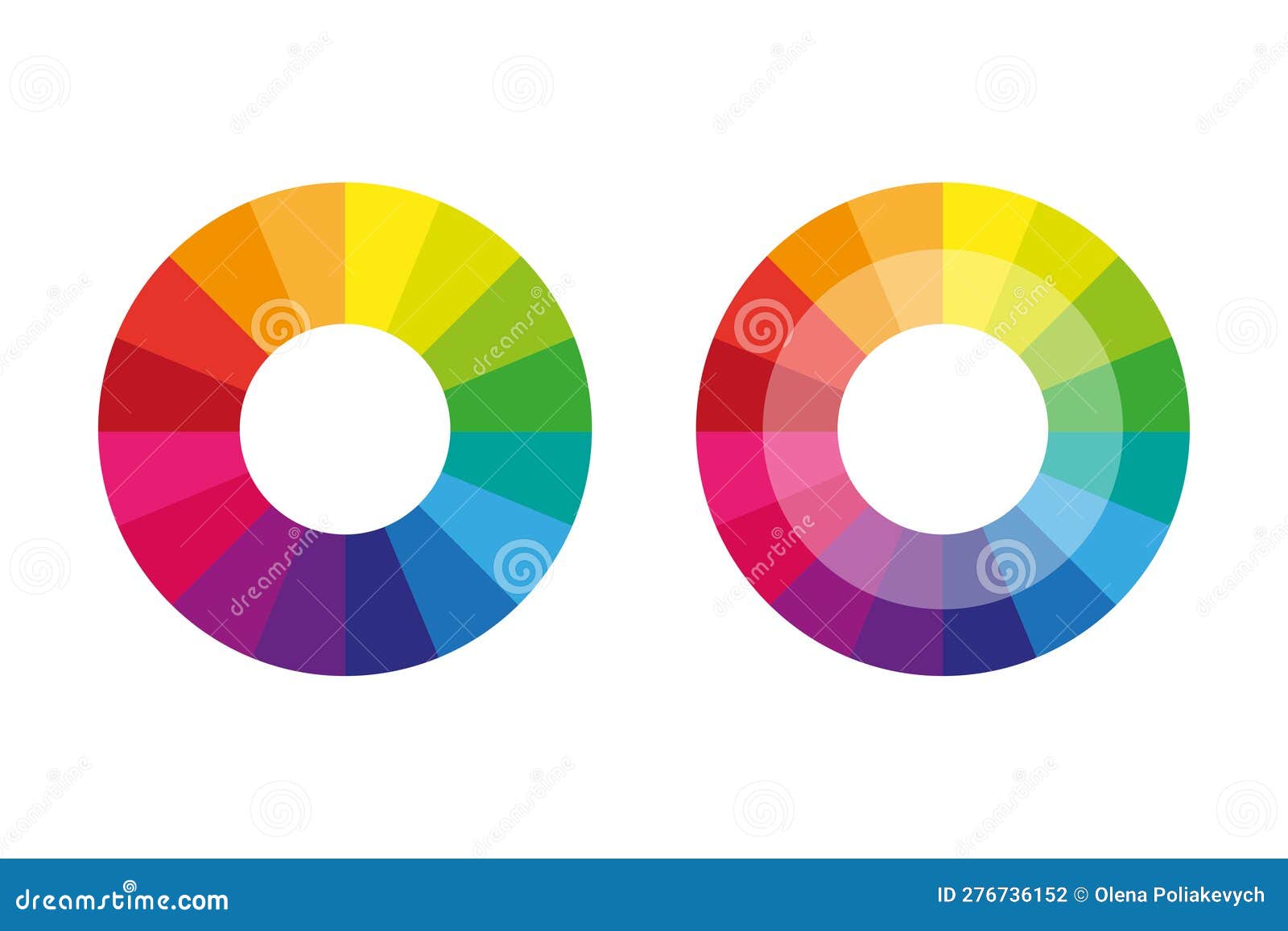Complementary Color Wheel Flat Vector Icon for Apps and Websites ...