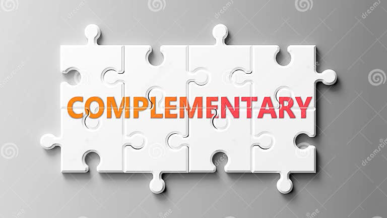 Complementary Complex Like a Puzzle - Pictured As Word Complementary on ...