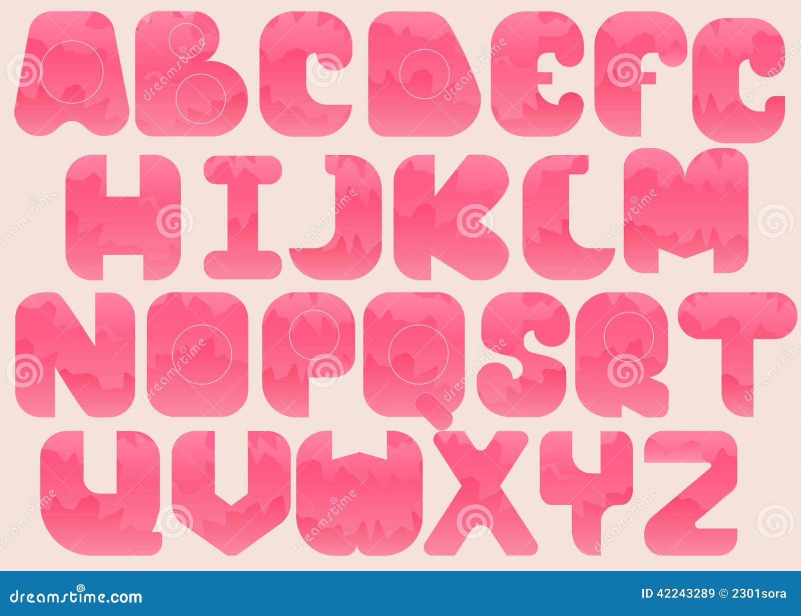 Complete Alphabet stock vector. Illustration of happy - 42243289