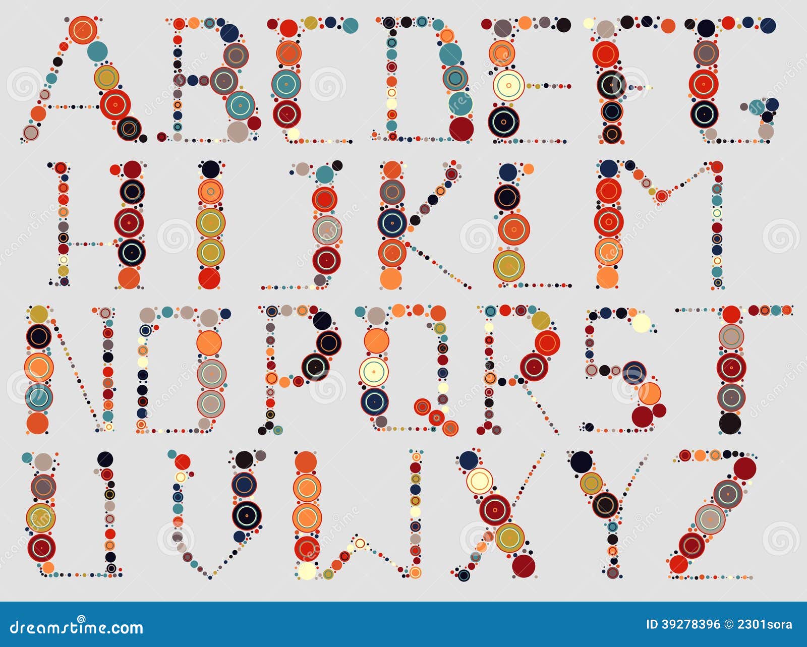 Complete Alphabet. stock vector. Illustration of geometric - 39278396