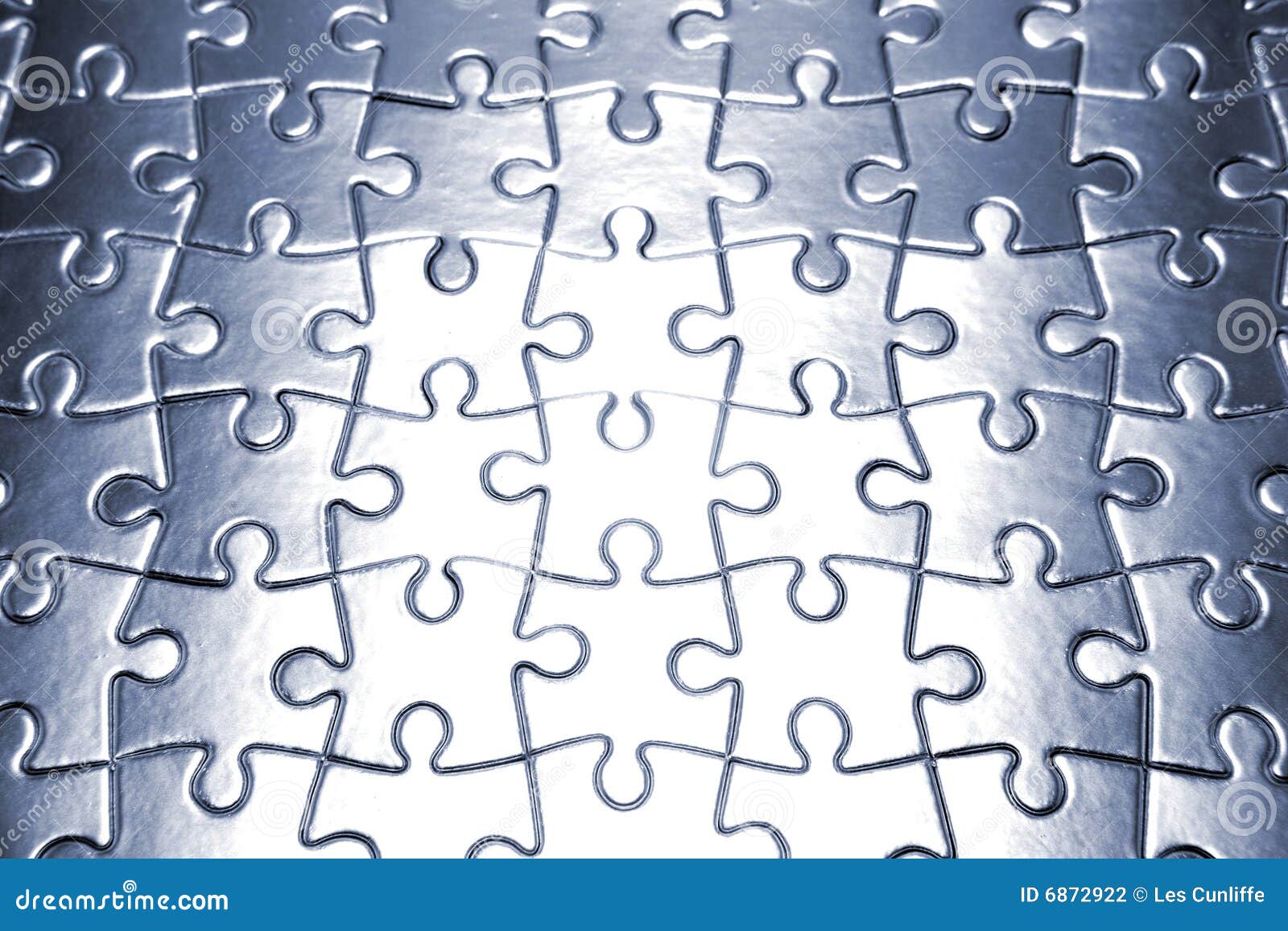 Complete Blank Jigsaw Puzzle Stock Photo - Image of close, details: 6872922