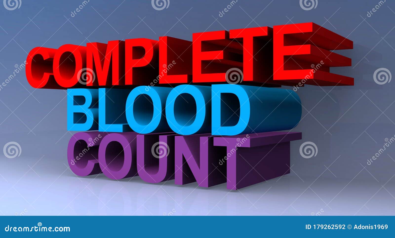 Complete blood count stock illustration. Illustration of blue - 179262592