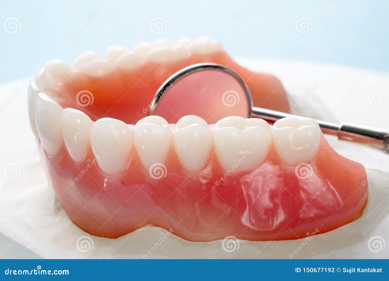 Complete Denture or Full Denture. Stock Photo - Image of equipment ...