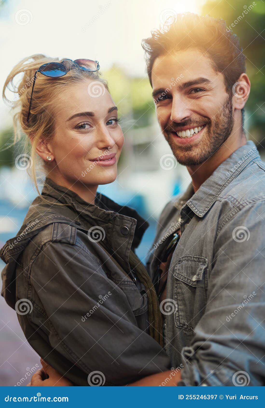 We Complete Each Other. a Young Couple Out in the City. Stock Image ...