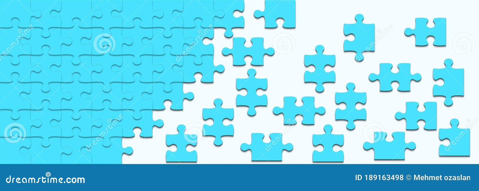 Complete the half puzzle stock illustration. Illustration of ...